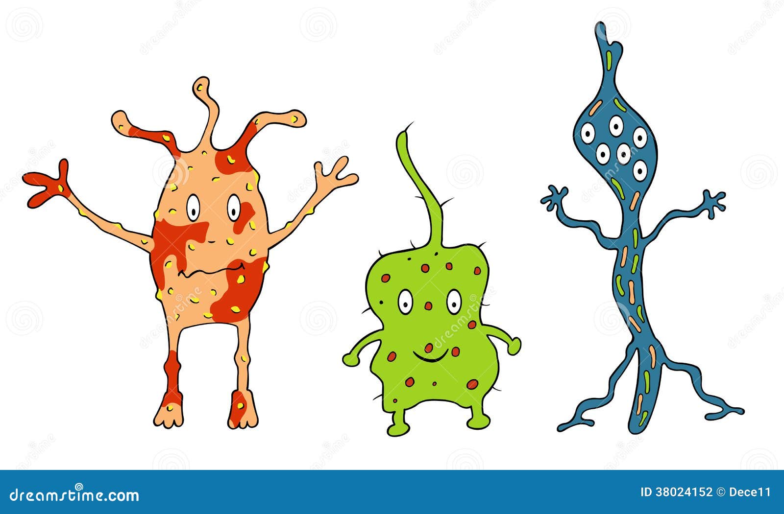 Illustrazione Dei Germi Differenti Illustrazione Vettoriale ...