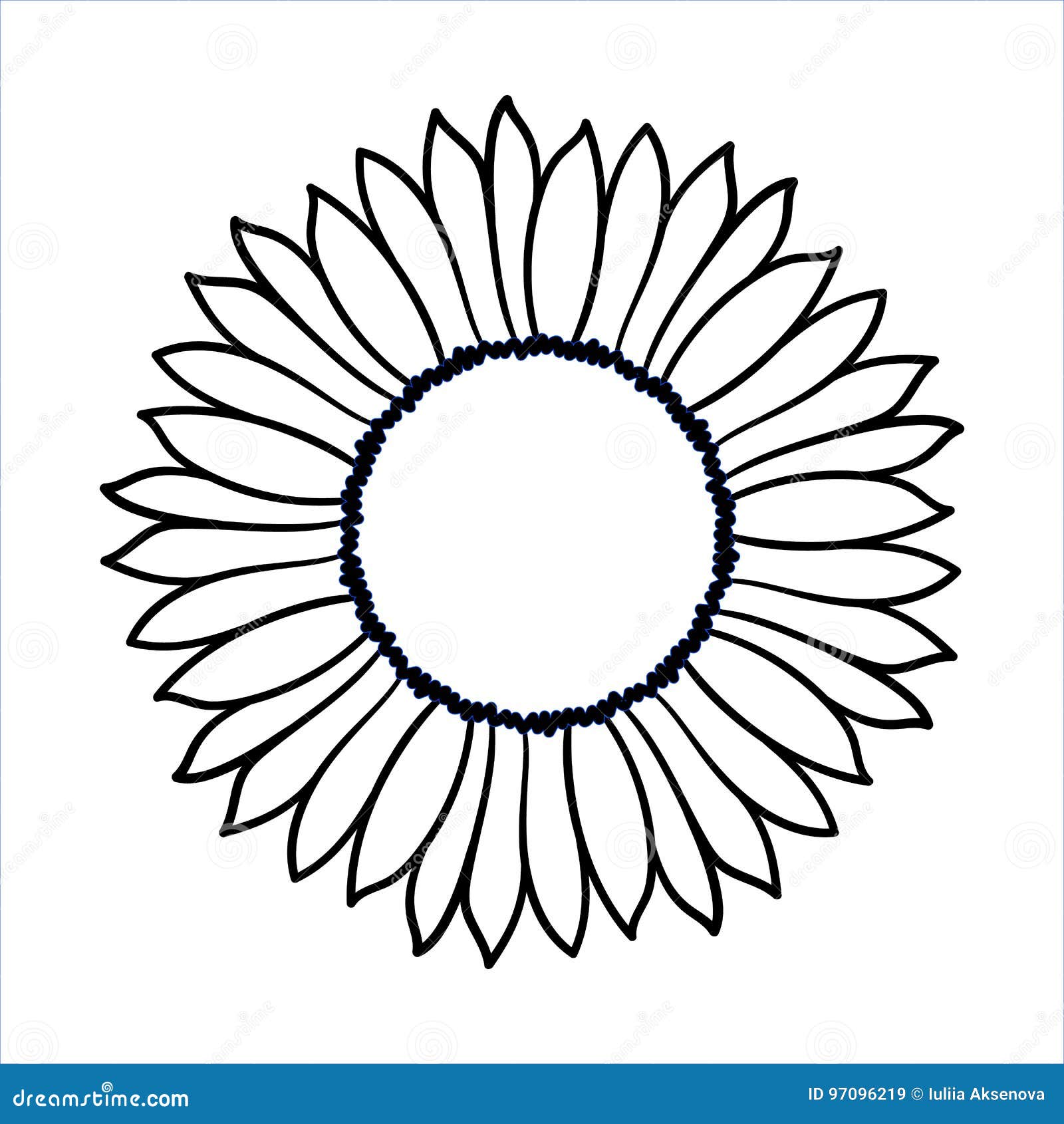 Illustrazione Del Girasole Di Scarabocchio Di Vettore Illustrazione ... Illustrazione Del Girasole Di Scarabocchio Di Vettore Illustrazione ...