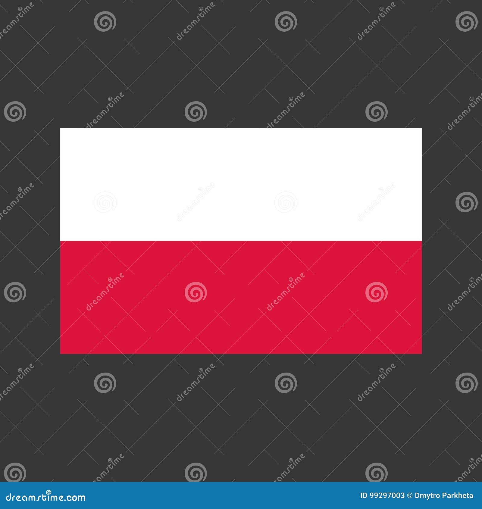 Illustrazione Della Bandiera Della Polonia Illustrazione Vettoriale ...