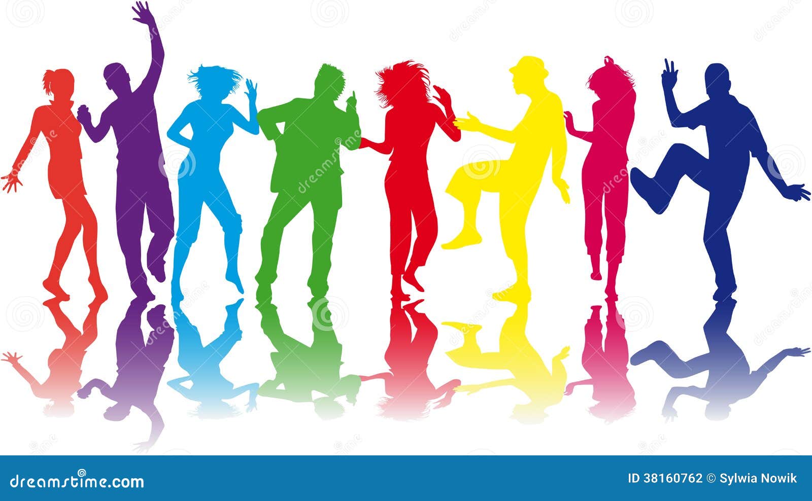 Illustrazione Di Ballare Della Gente Illustrazione Vettoriale ...
