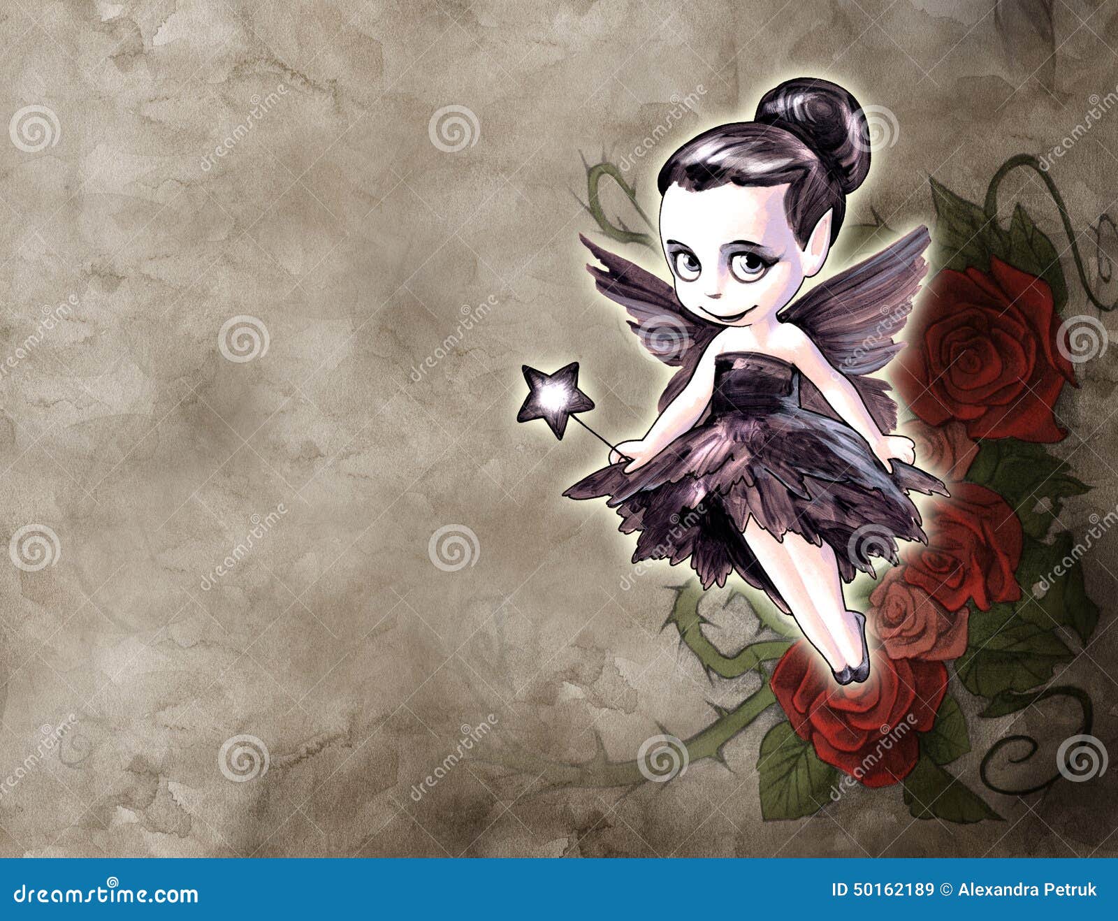 Illustrazione Di Un Fatato Grazioso Illustrazione di Stock ...