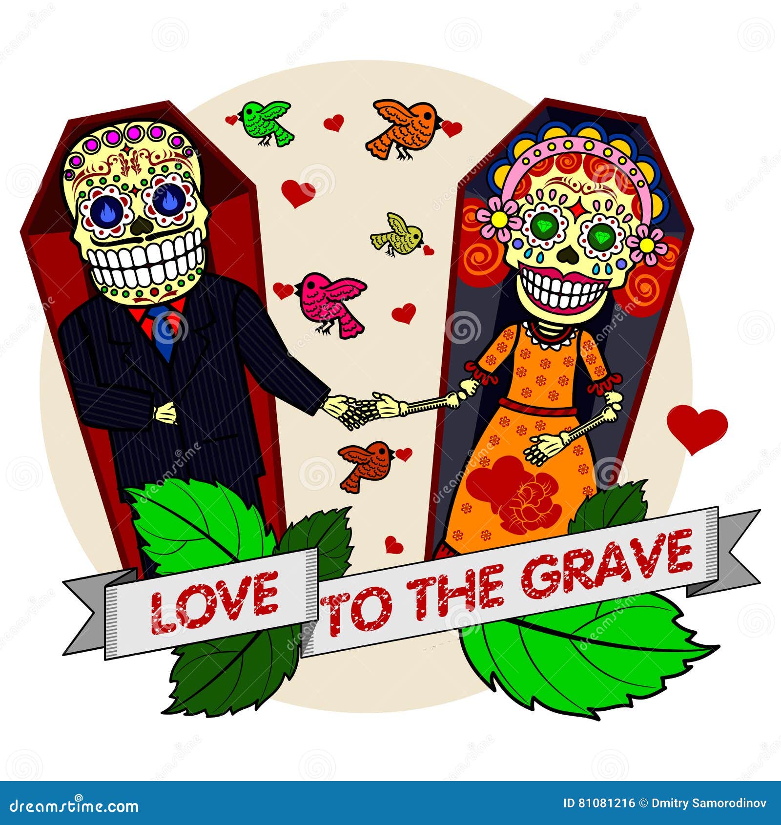 Illustrazione Di Vettore Degli Scheletri Illustrazione di Stock ...