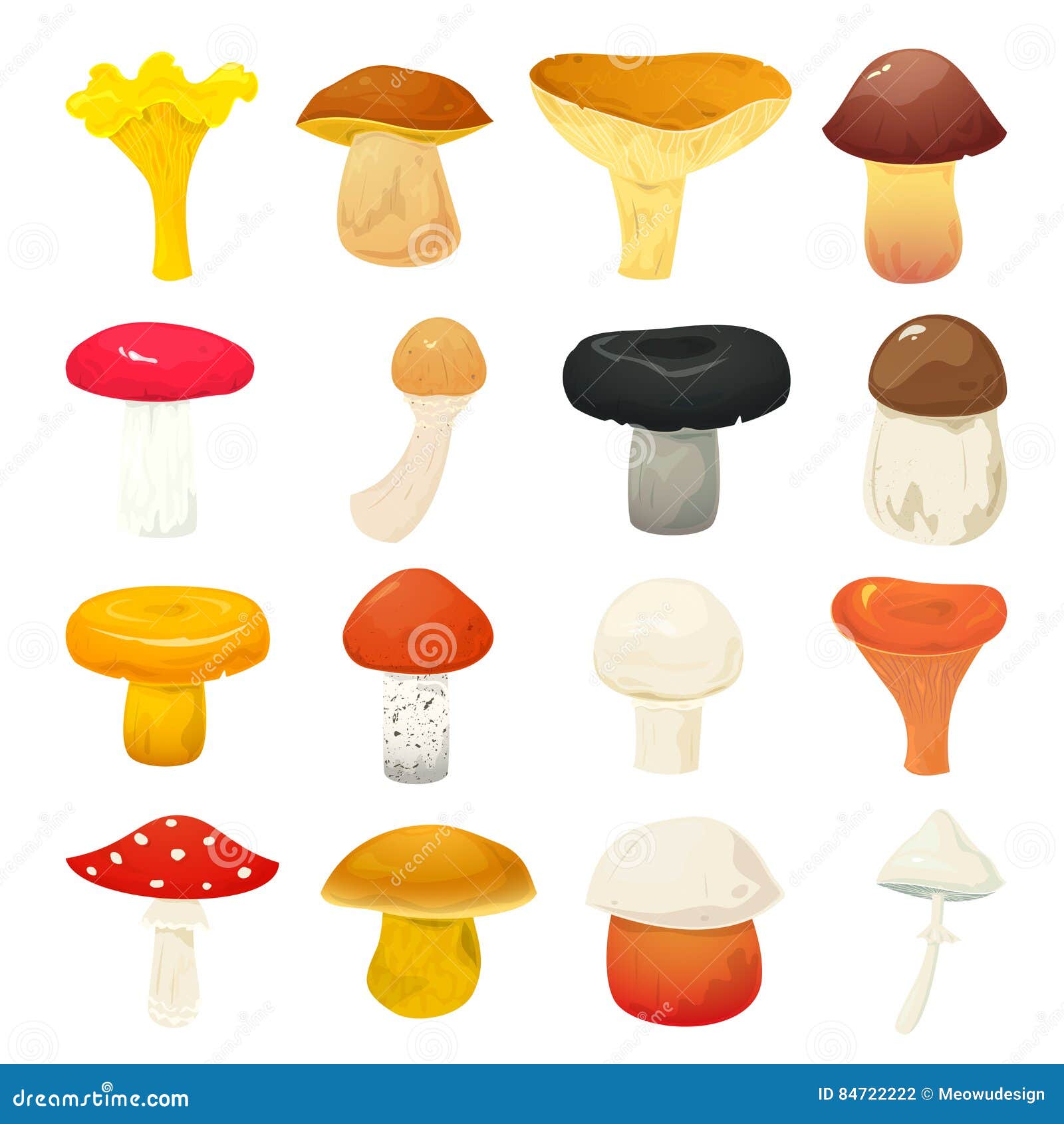 Illustrazione Di Vettore Dei Funghi Illustrazione Vettoriale ...