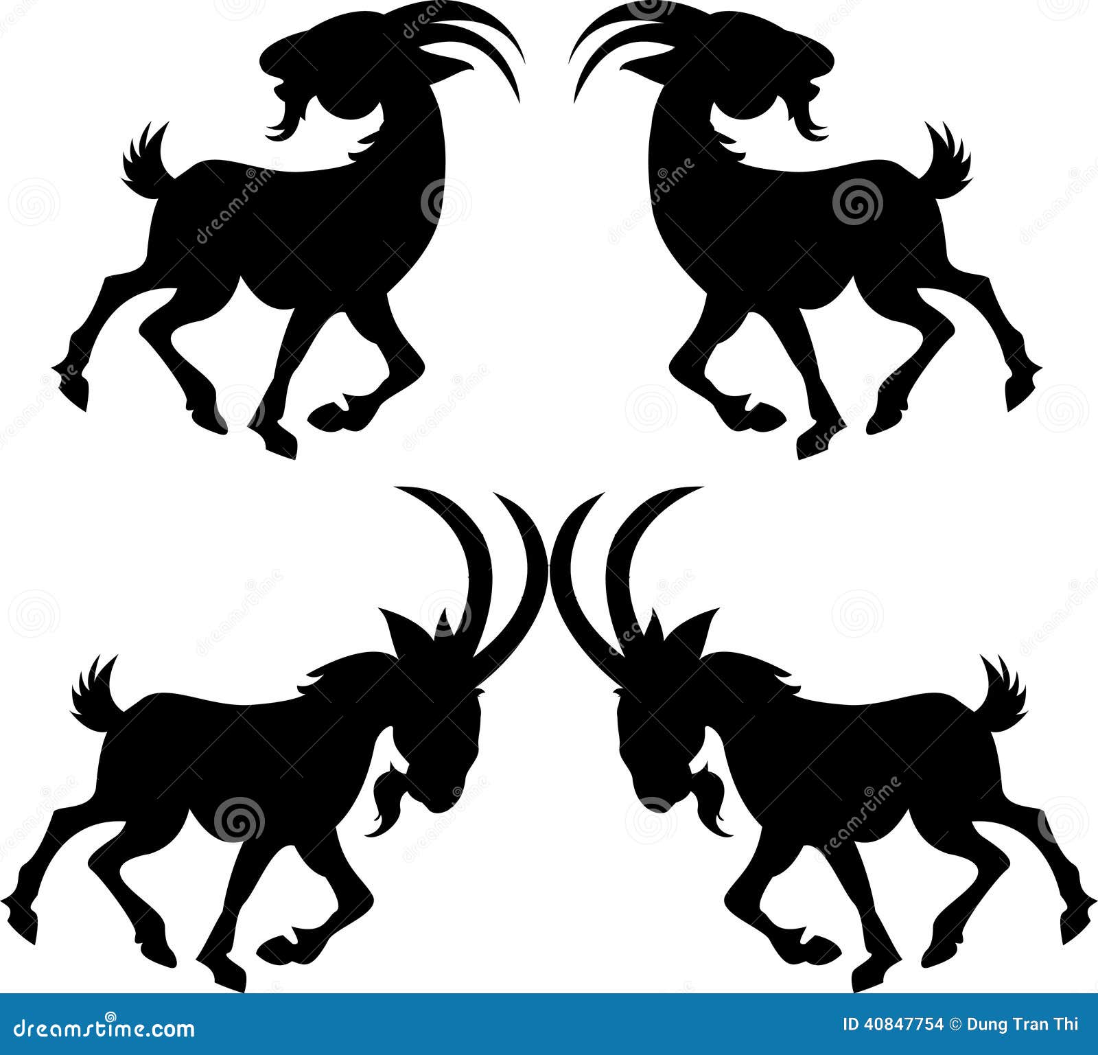 Illustrazione Di Vettore Della Capra Illustrazione Vettoriale ...