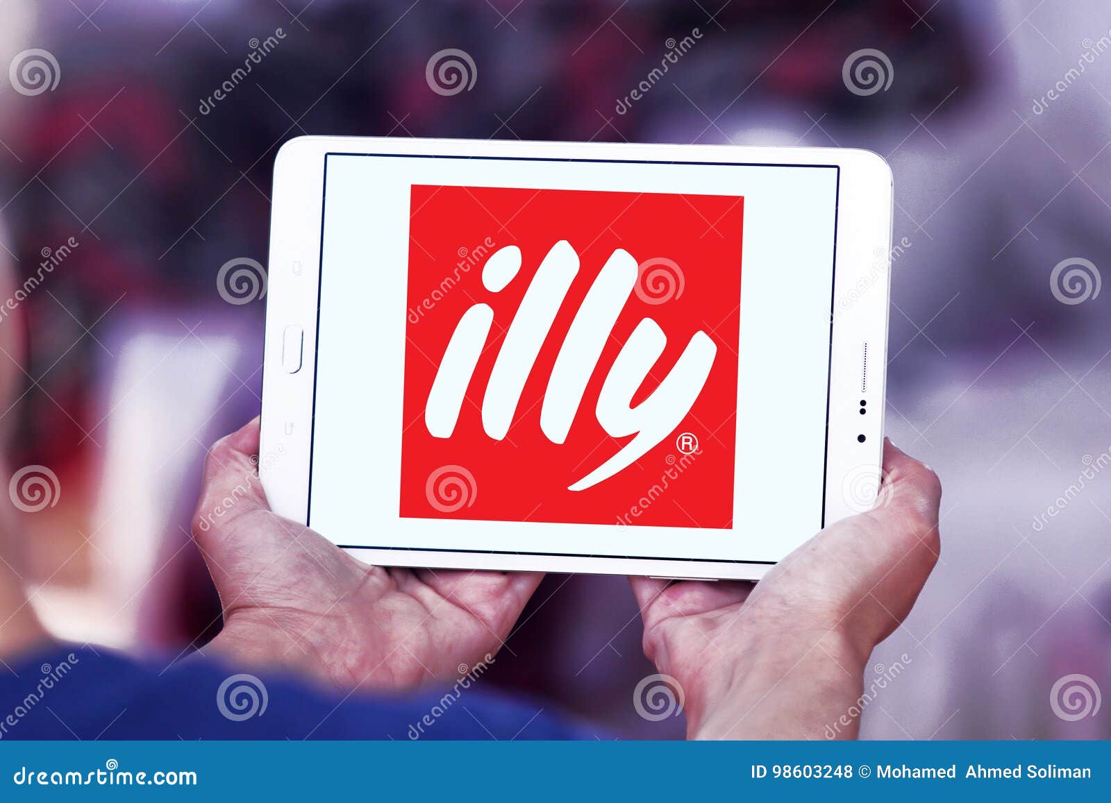 Illy coffee brand logo editorial stock photo. Image of brand - 98603248