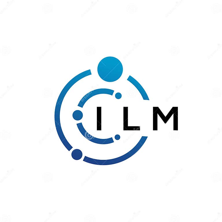 ILM Letter Technology Logo Design on White Background. ILM Creative ...