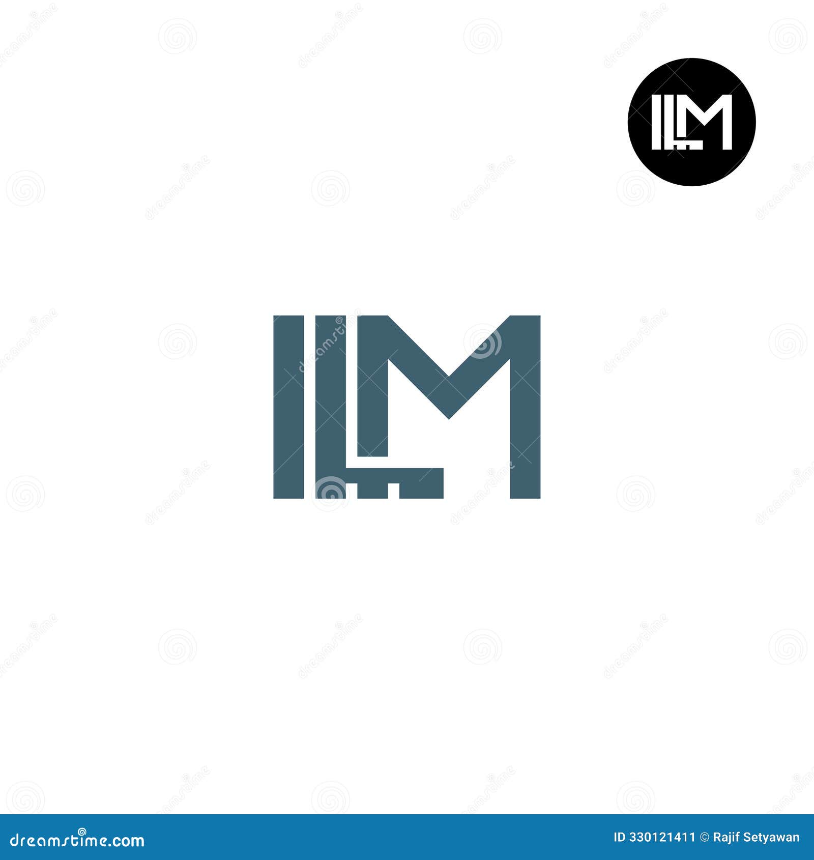 ILM Logo Letter Monogram Design Stock Vector - Illustration of brand ...