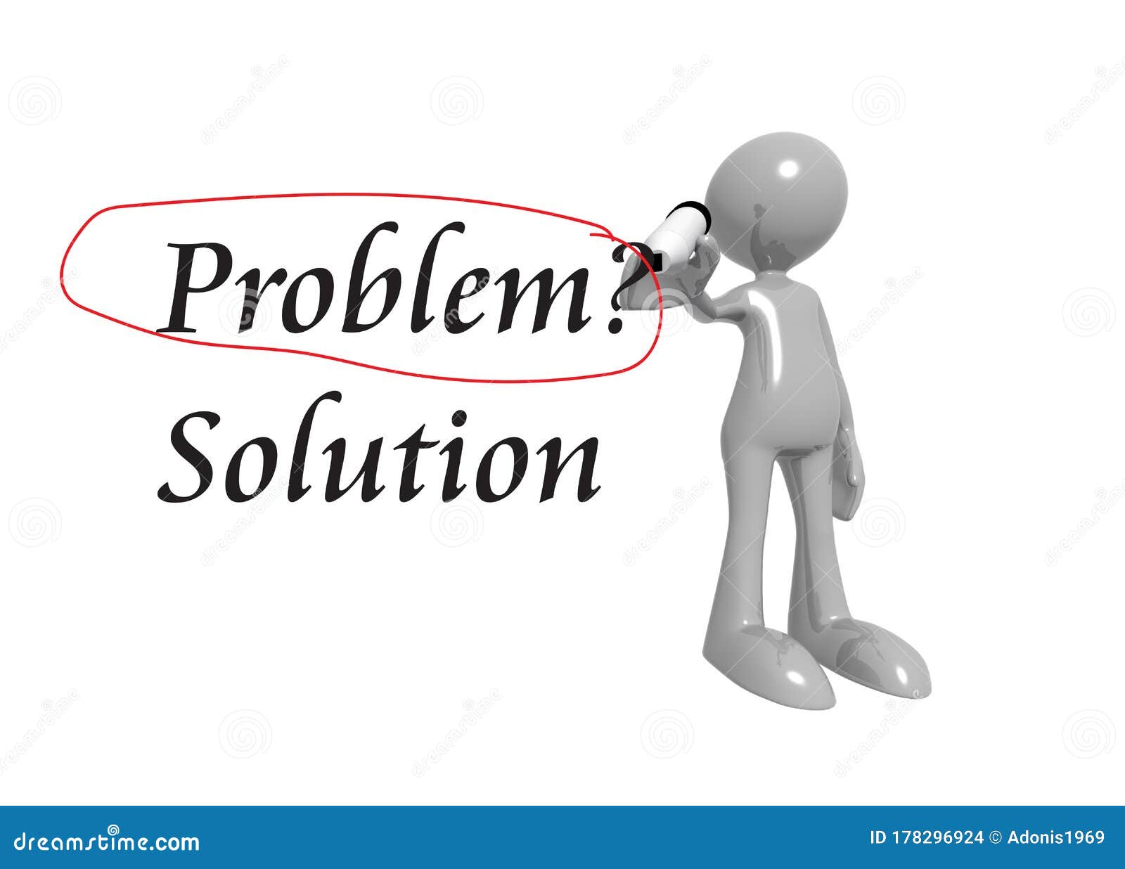 Problem solution with man stock photo. Image of game - 178296924