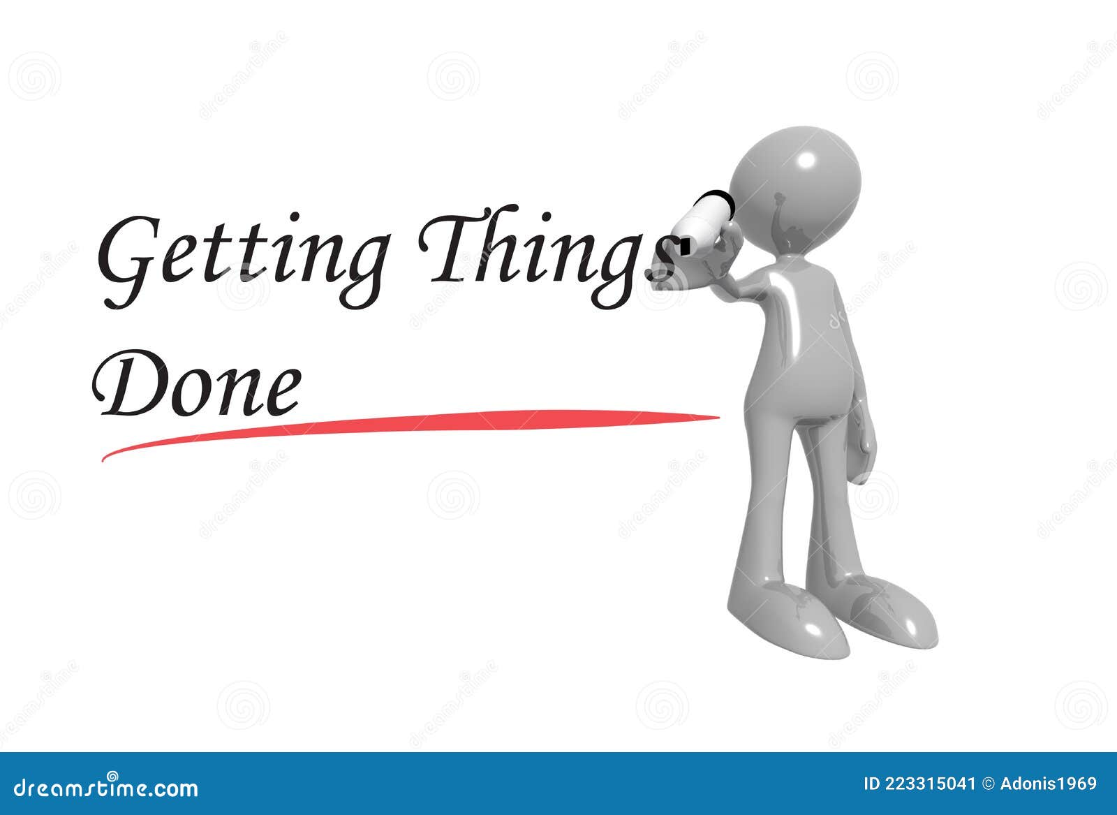Getting Things Done. Royalty-Free Stock Photography | CartoonDealer.com ...