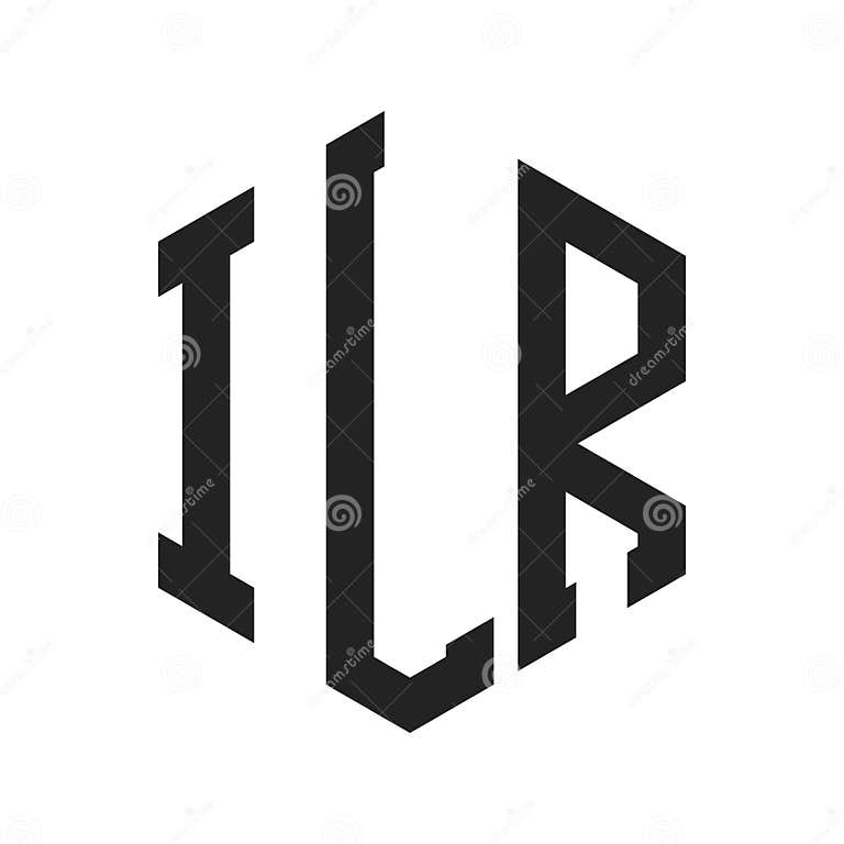 ILR Logo Design. Initial Letter ILR Monogram Logo Using Hexagon Shape ...