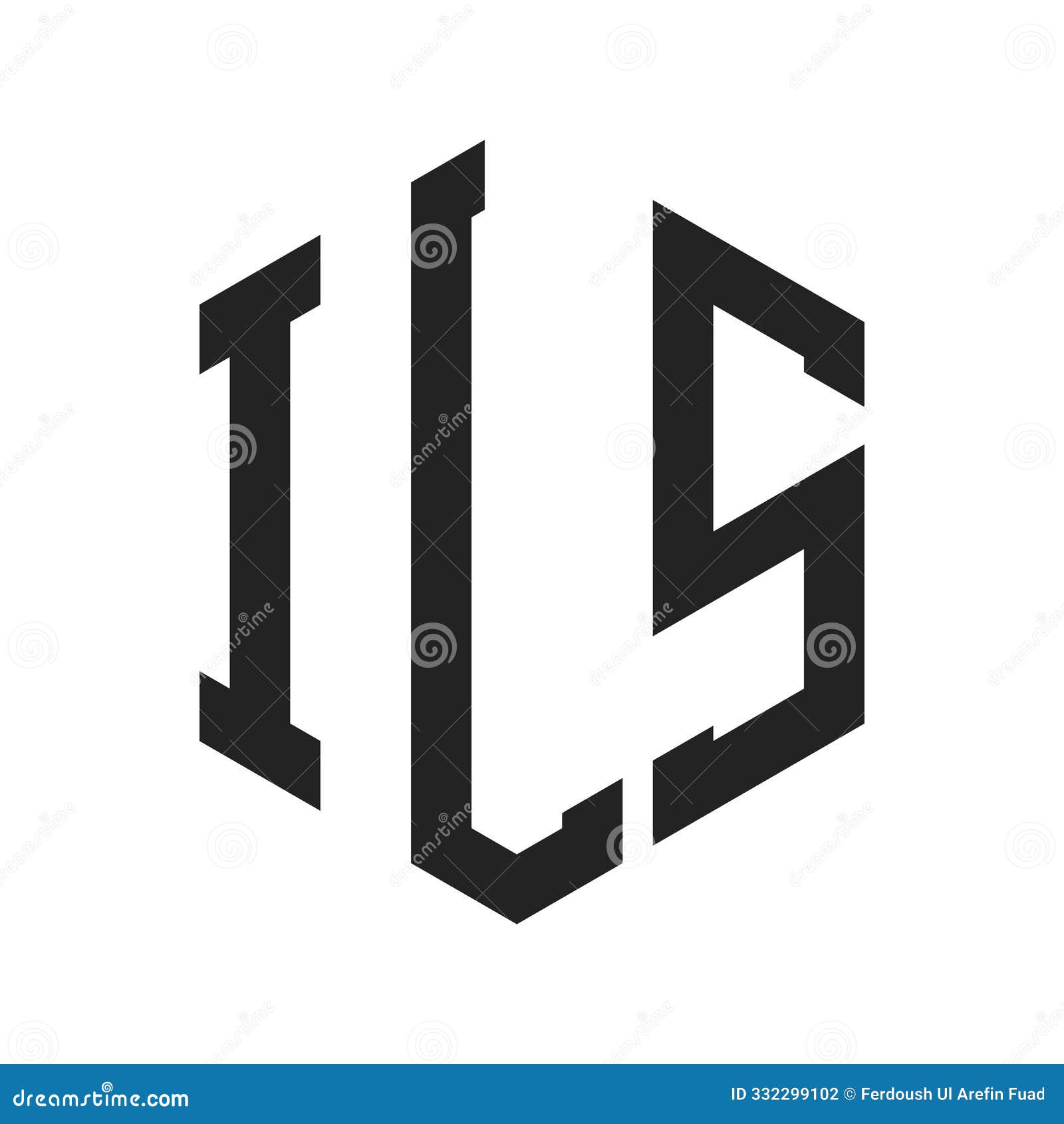 ILS Logo Design. Initial Letter ILS Monogram Logo Using Hexagon Shape ...