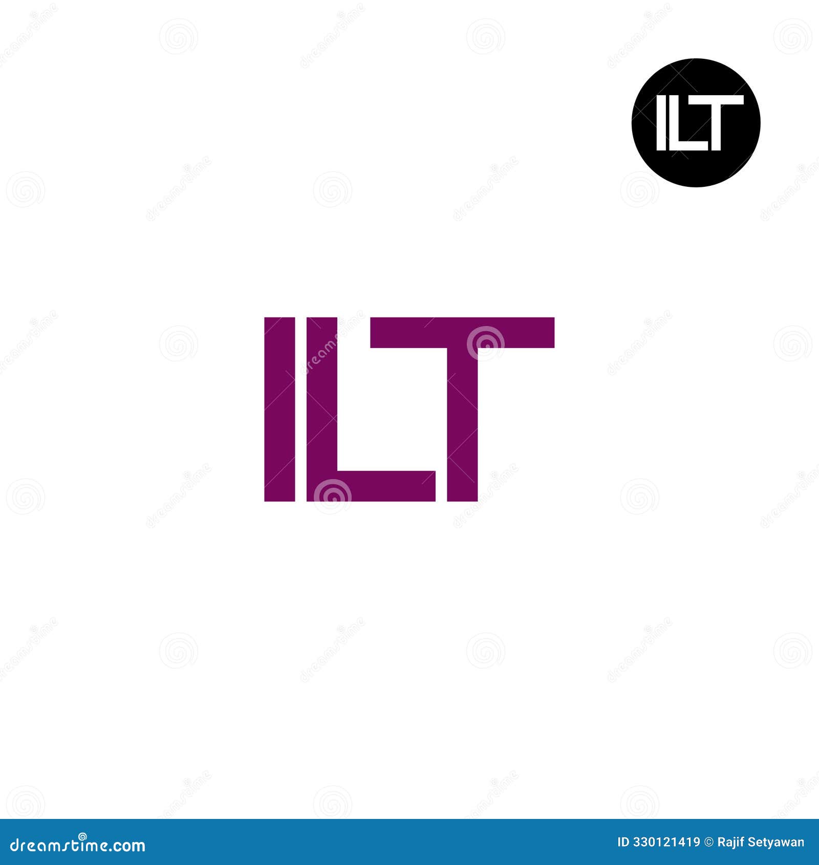 ILT Logo Letter Monogram Design Stock Vector - Illustration of logotype ...