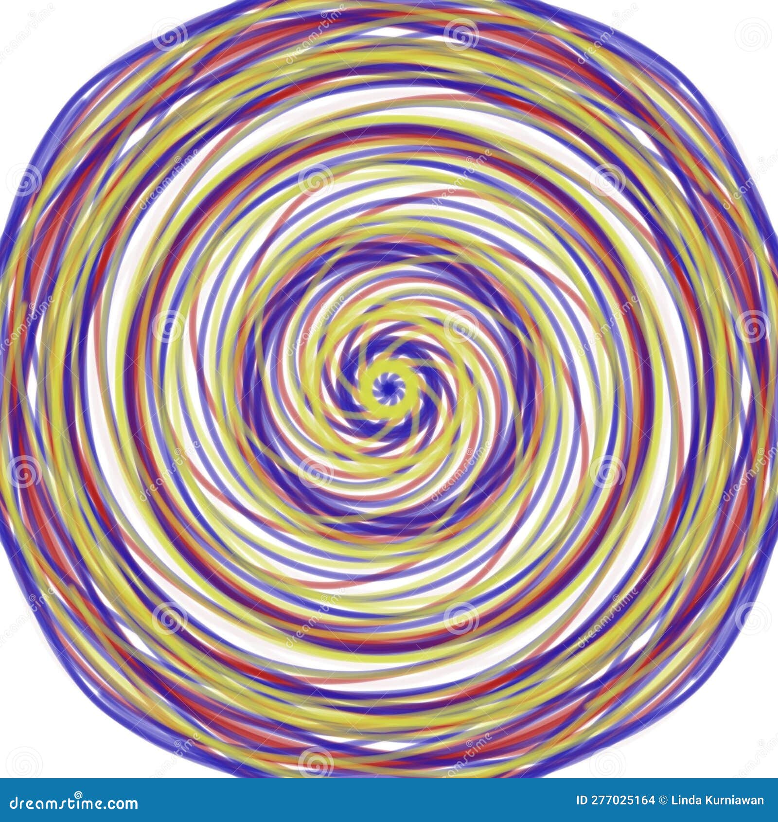 Colorful Spiral Vortex Pattern. Swirl Art Stock Illustration ...