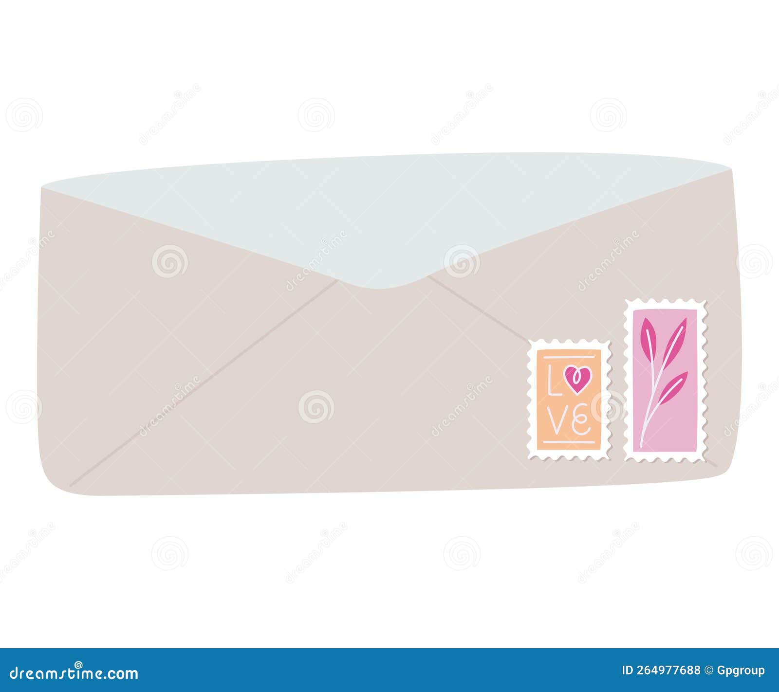 Ilustração Colorida Do Envelope Ilustração do Vetor - Ilustração de ...