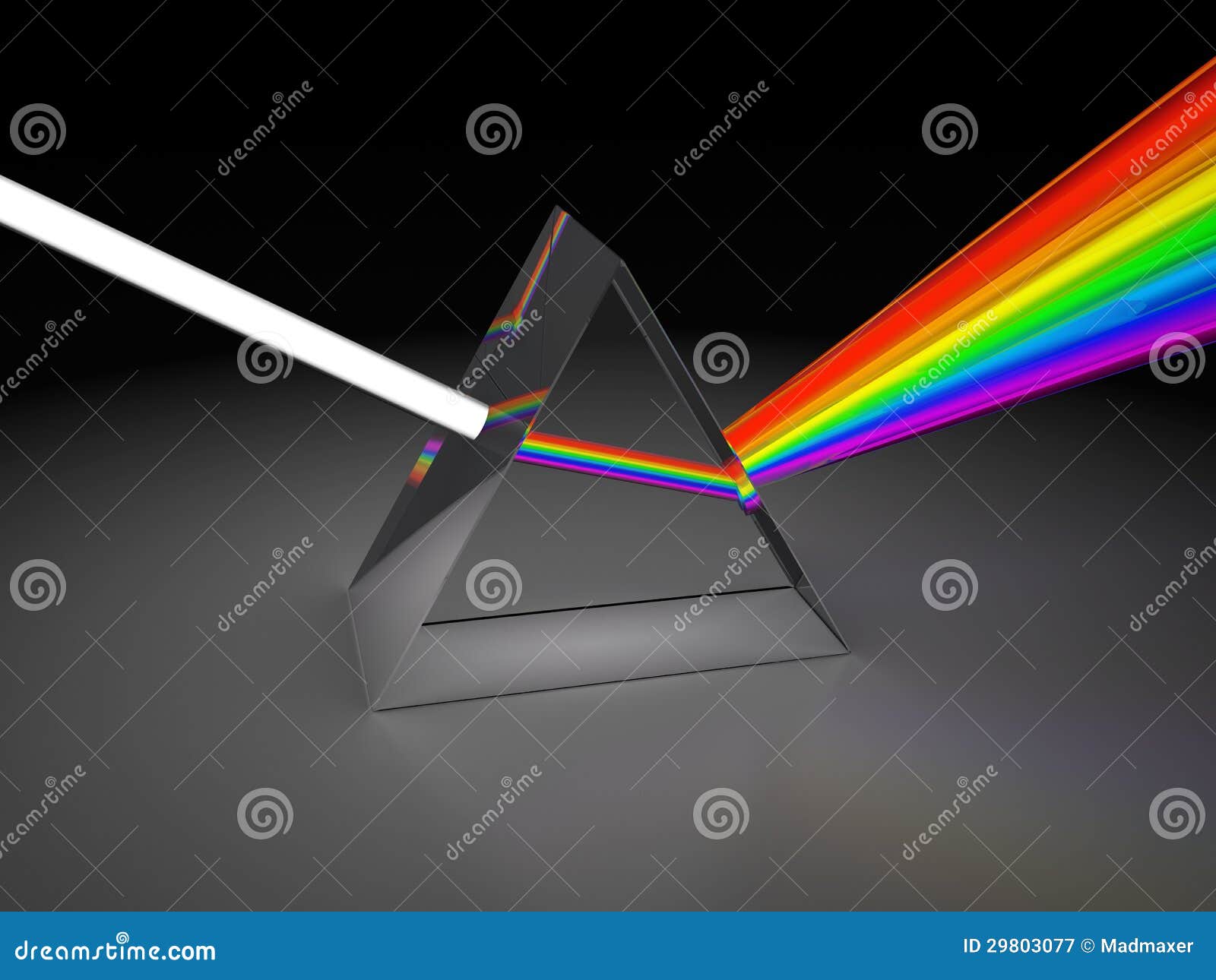 Prisma ilustração stock. Ilustração de azul, multimulticamadas - 29803077