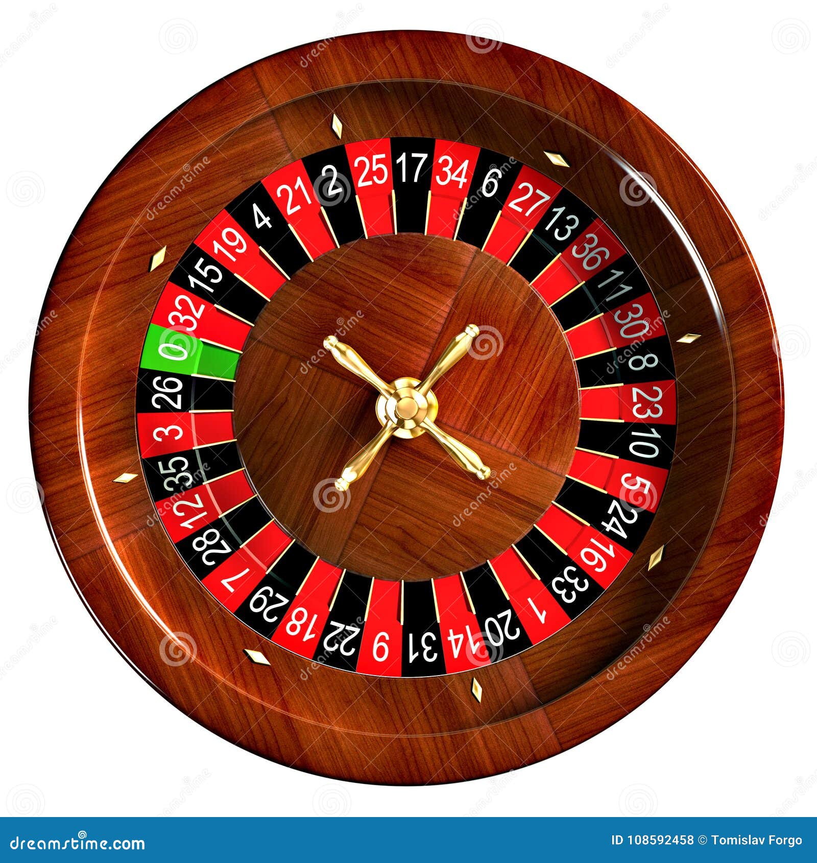 Ilustração da roleta 3D ilustração stock. Ilustração de apostar - 108592458