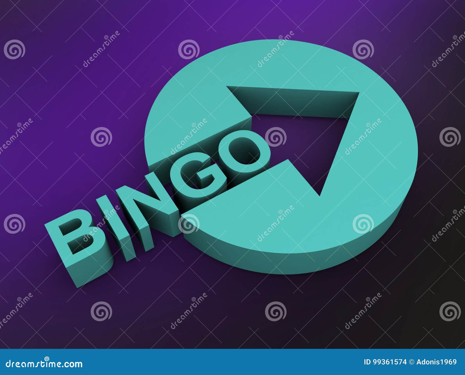 Ilustração do Bingo ilustração stock. Ilustração de keno - 99361574