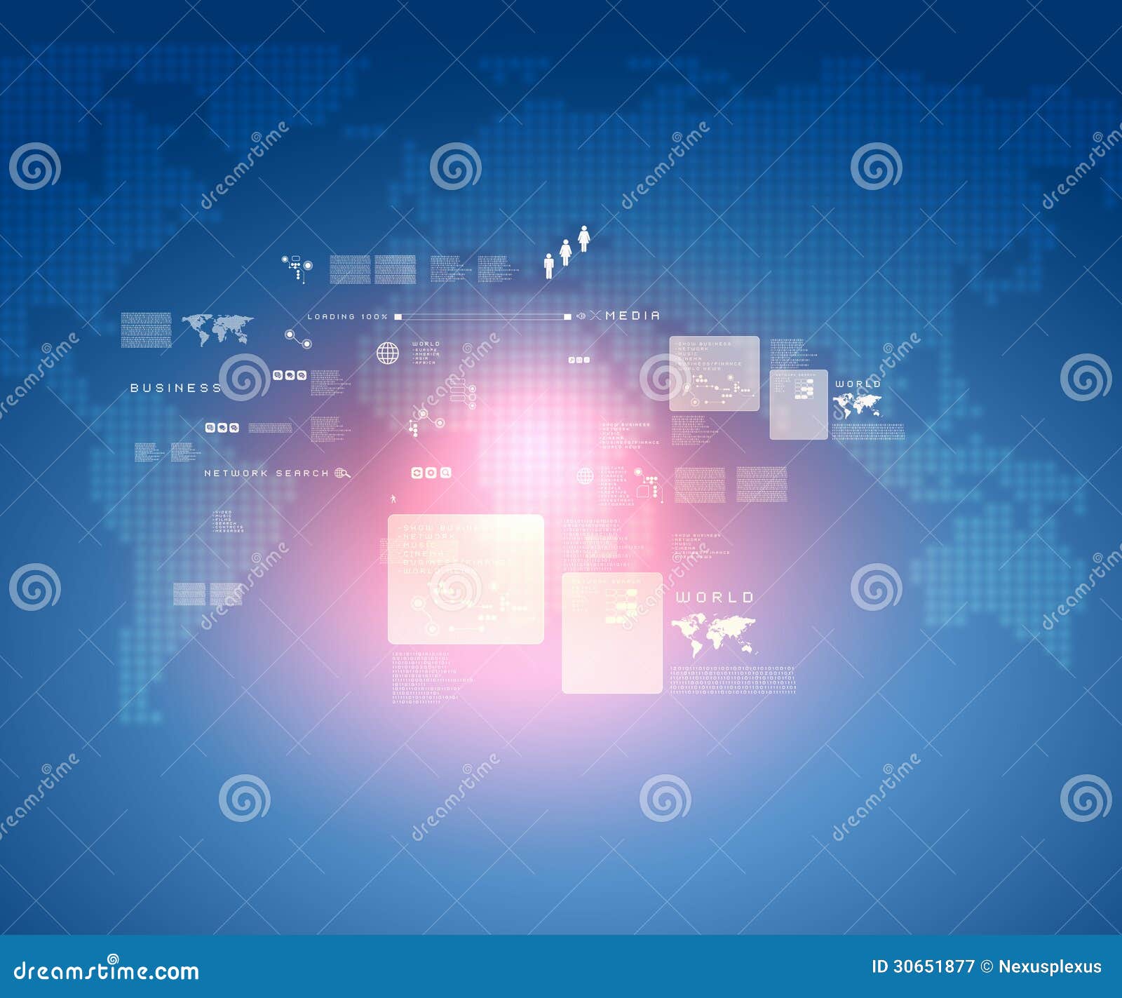 Ilustração Do Conceito Do Internet Ilustração Stock - Ilustração de ...