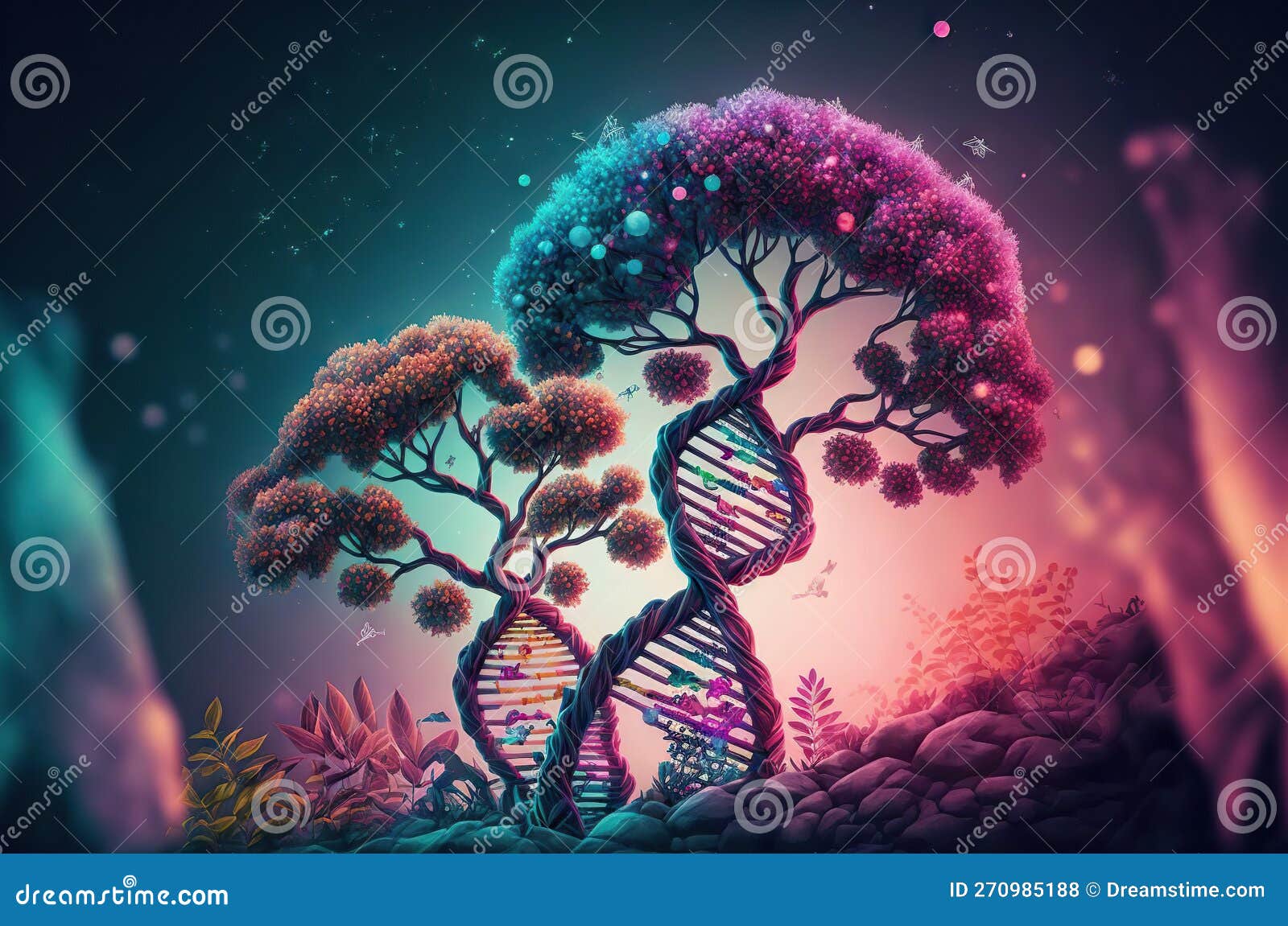 Ilustração Do Dna De Close-up Ilustração Stock - Ilustração de ...