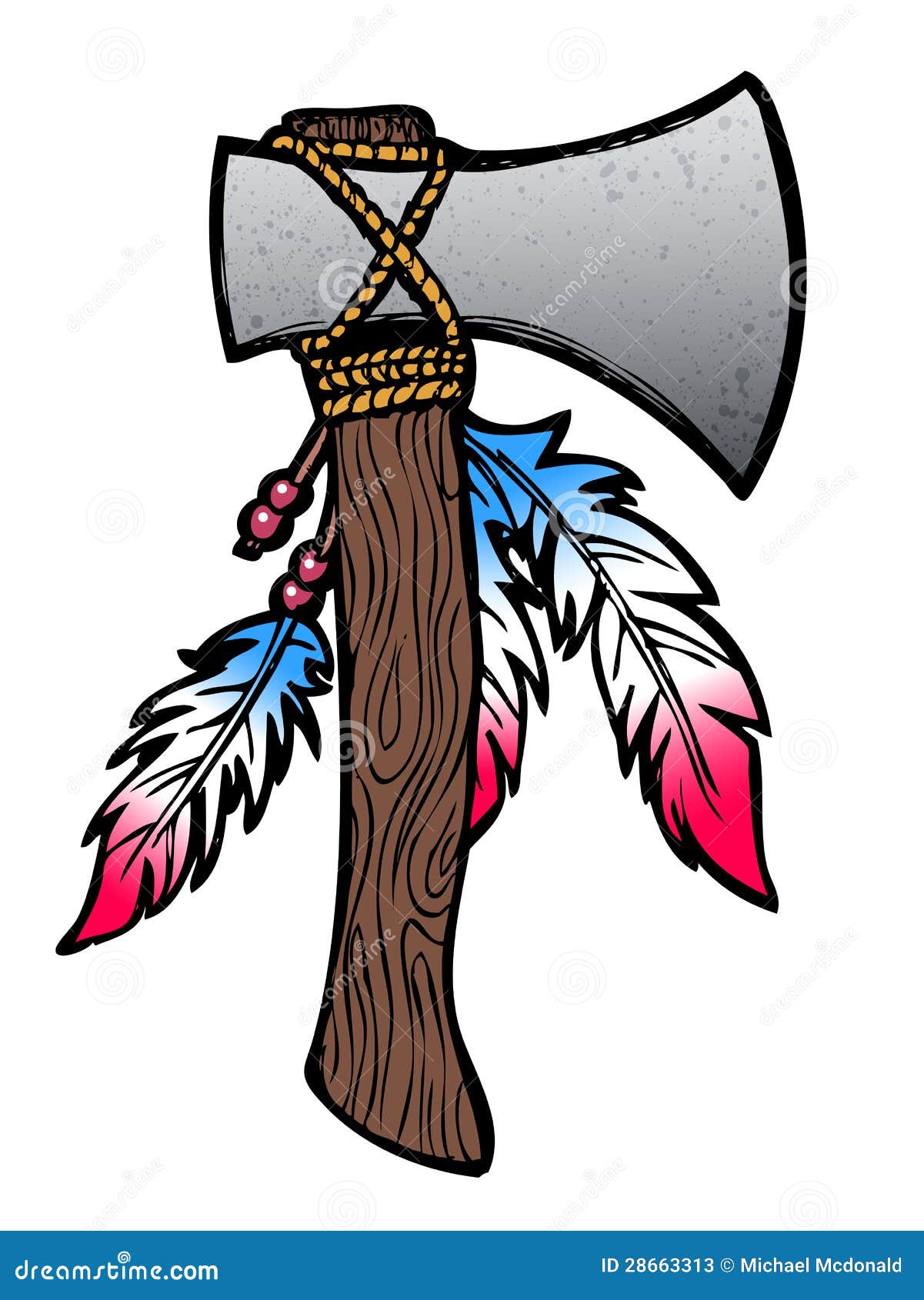 Ilustração do machado ilustração do vetor. Ilustração de elemento ...