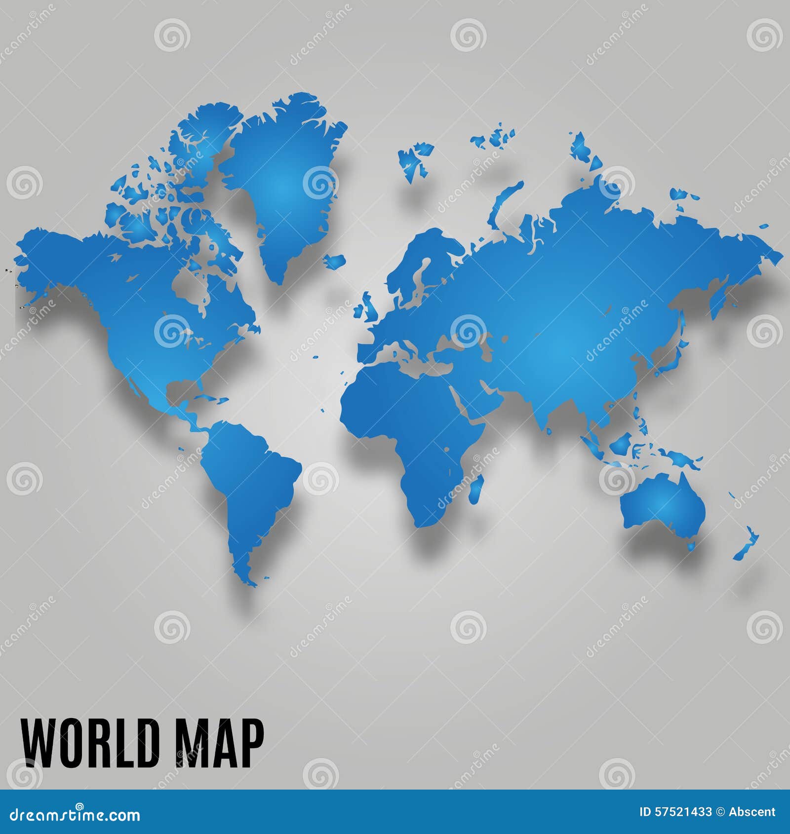 Ilustração Do Mapa De Mundo Ilustração do Vetor - Ilustração de oficial ...