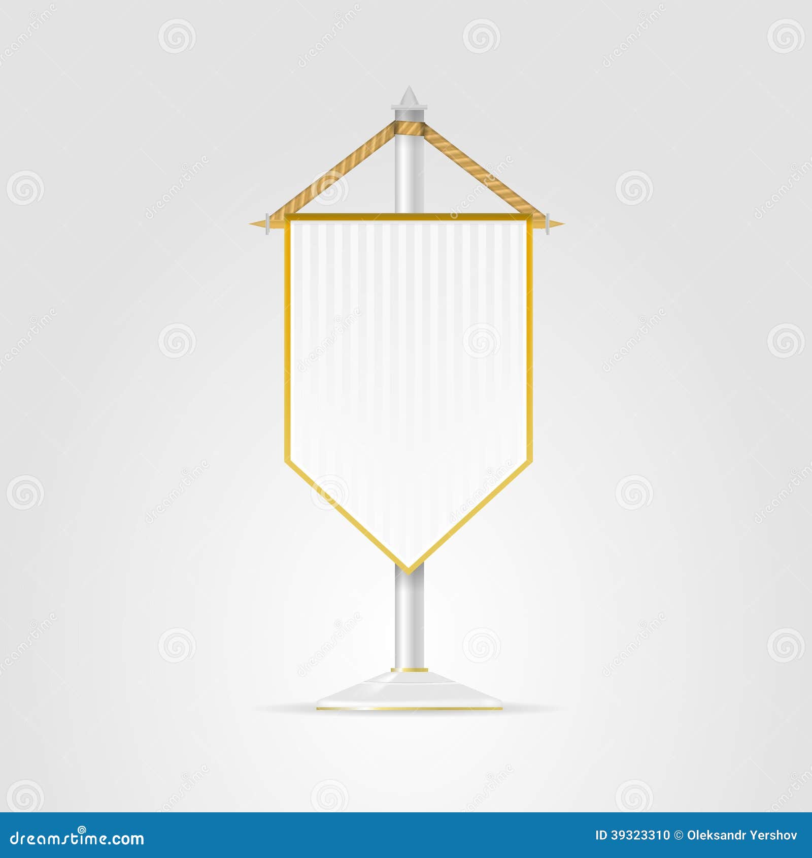 Ilustração do pennon ilustração do vetor. Ilustração de vazio - 39323310