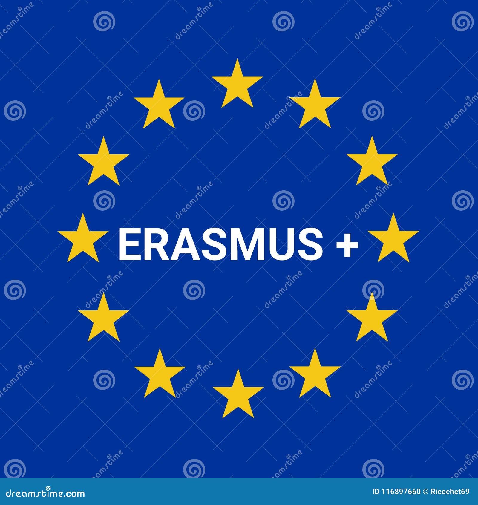 Ilustração Do Sinal Do Erasmus Ilustração Stock - Ilustração de ...