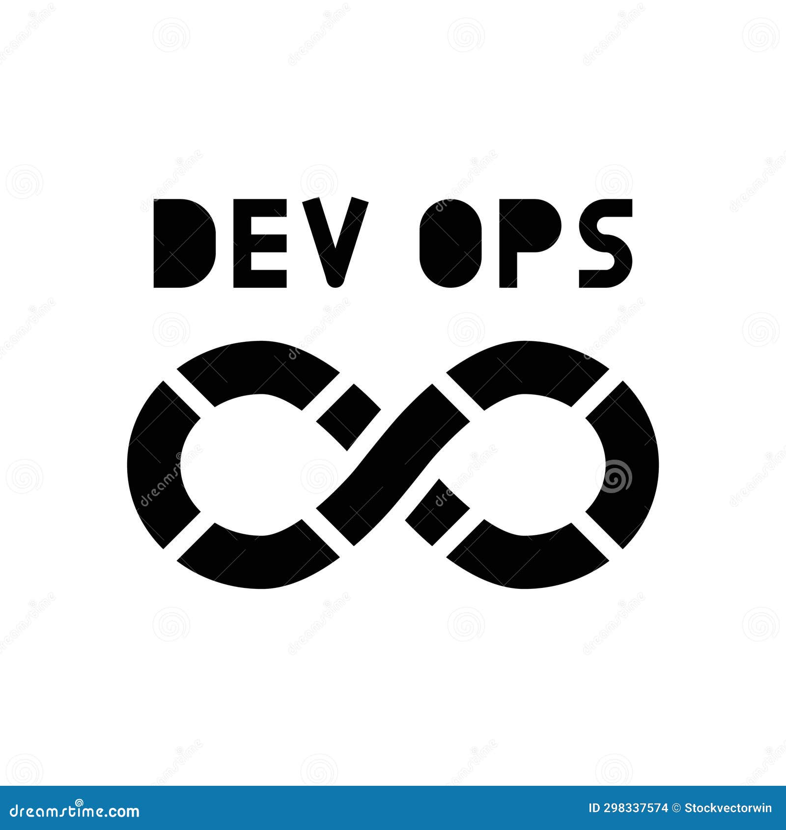 Ilustração Do Vetor Do ícone Do Glifo Do Software Devops Ilustração ...