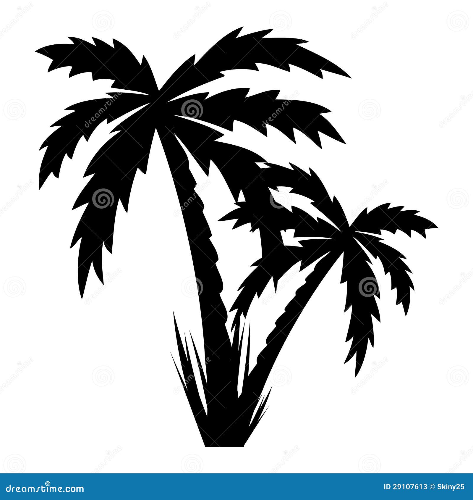 Ilustração Do Vetor Das Palmeiras. Ilustração do Vetor - Ilustração de ...