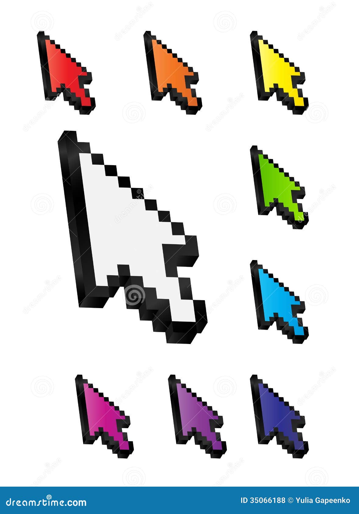 Ilustração Do Vetor Do Cursor Da Seta Do Rato Ilustração do Vetor ...