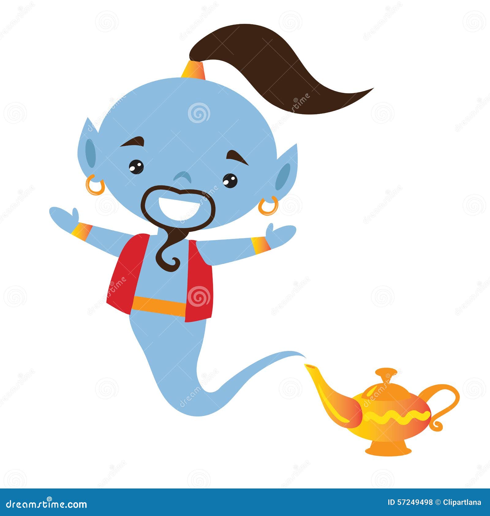 Ilustração Do Vetor Dos Gênios Ilustração do Vetor - Ilustração de ...