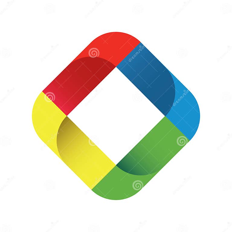 Ilustração Do Vetor Do Google Azul-azul-retangular Ilustração do Vetor ...