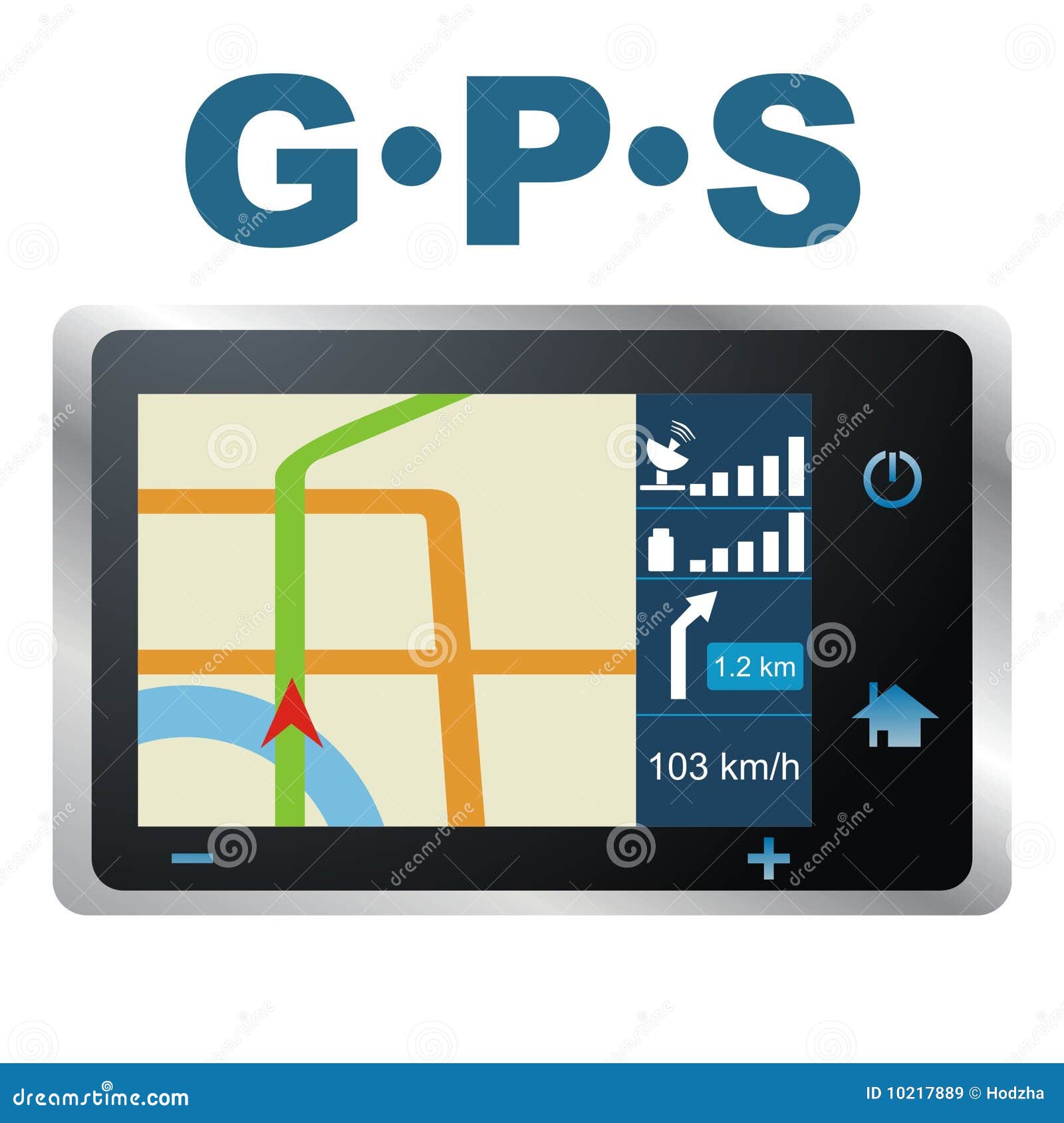 Ilustração do vetor. GPS ilustração do vetor. Ilustração de ohio - 10217889