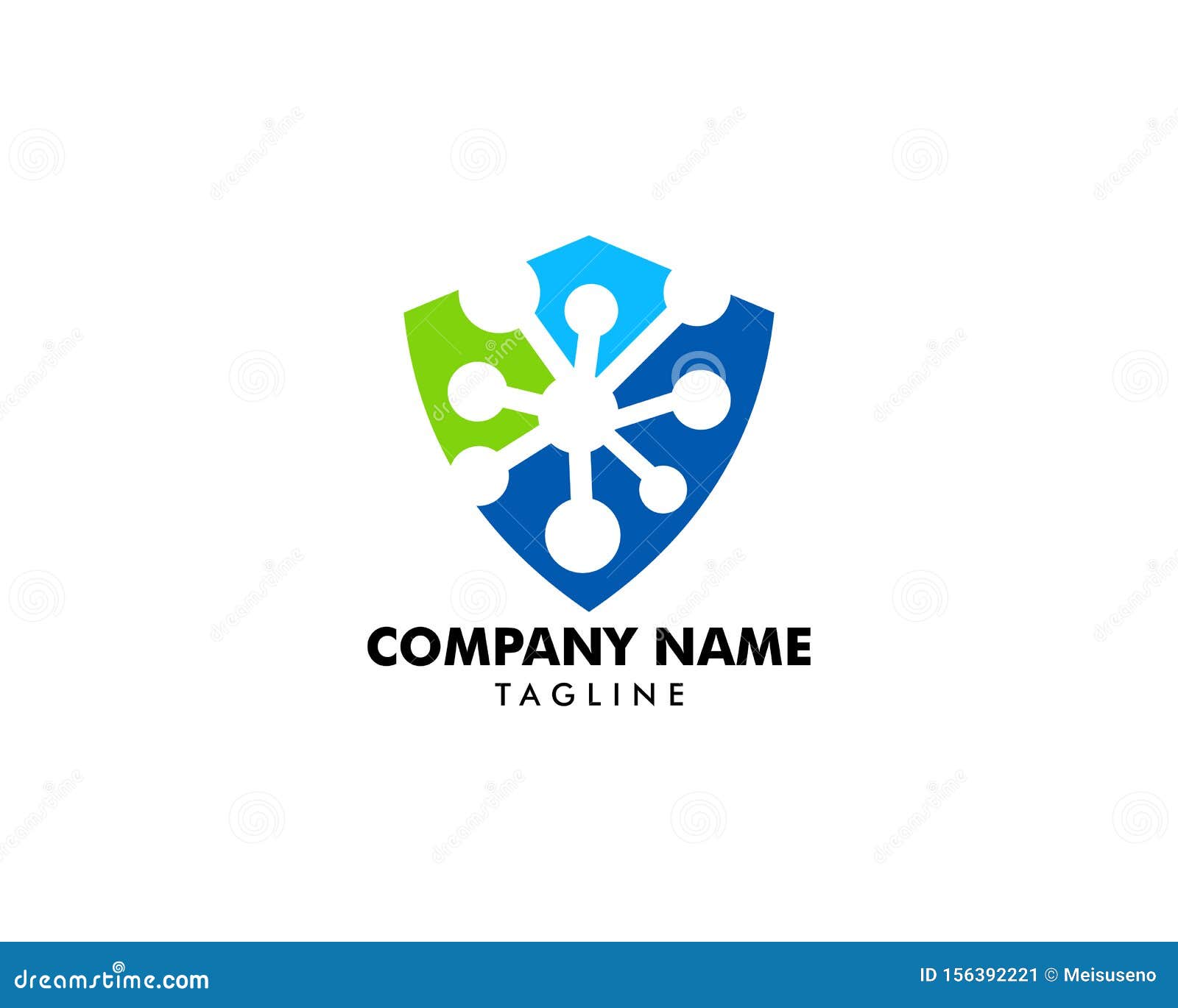 IlustraÃ§Ã£o Vetorial Do Modelo Do Molecule Shield Ilustração do Vetor ...