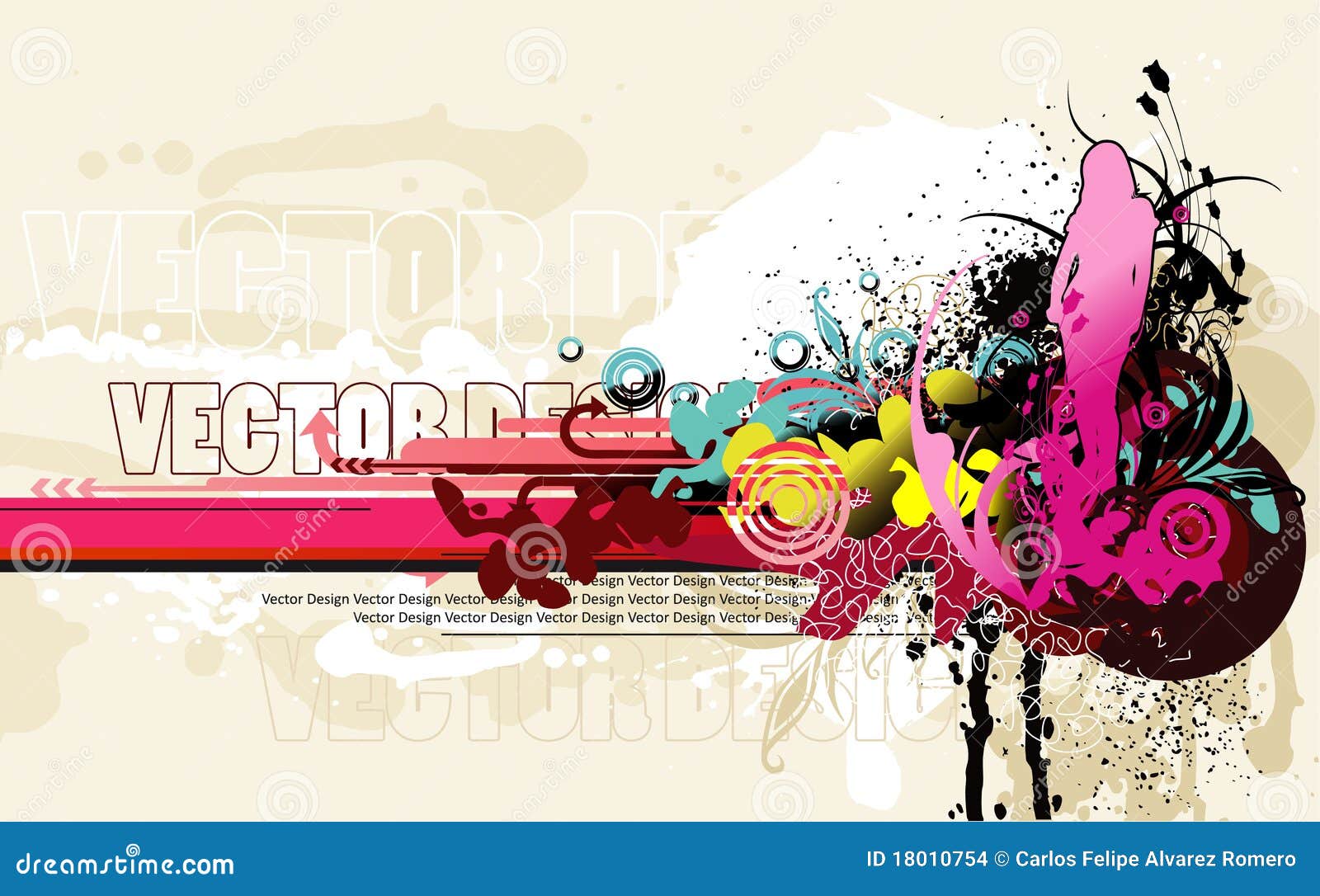 Ilustración Adolescente Abstracta Ilustración del Vector - Ilustración ...