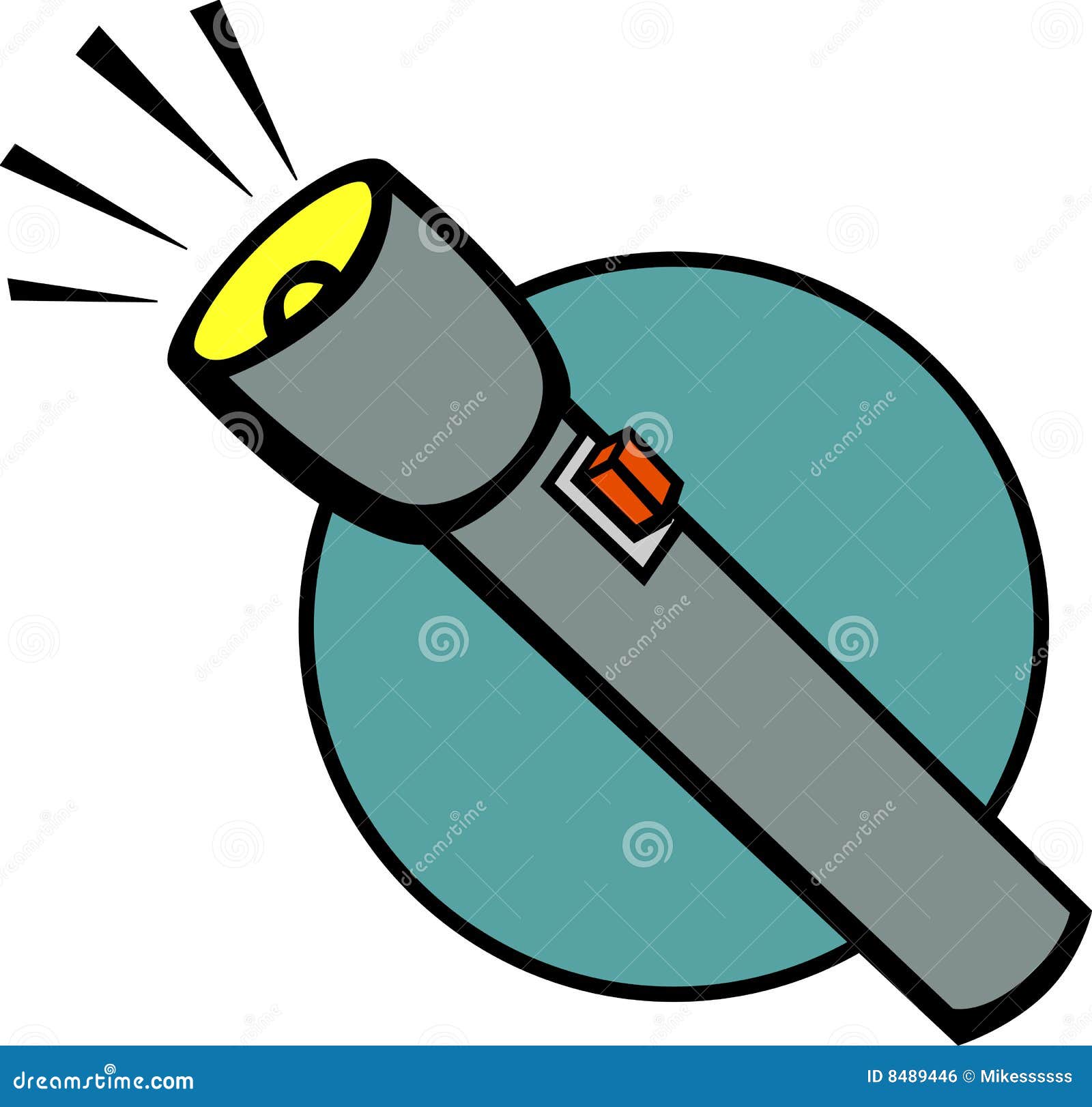 Ilustración De La Linterna De La Linterna Del Vector Ilustración del ...