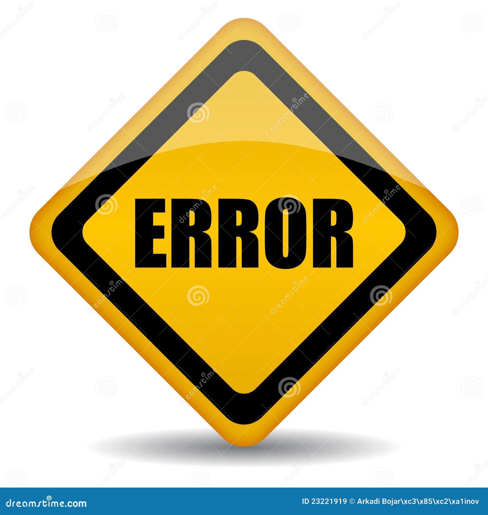 Ilustración De La Muestra Del Error Ilustración del Vector ...