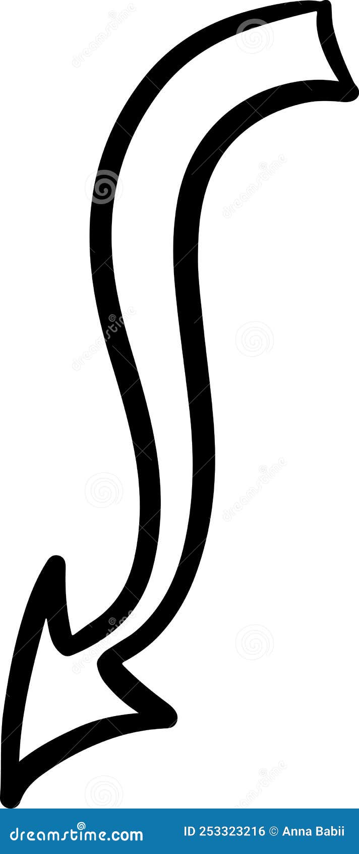 Ilustración De Vector Simple De Flecha Ilustración del Vector ...