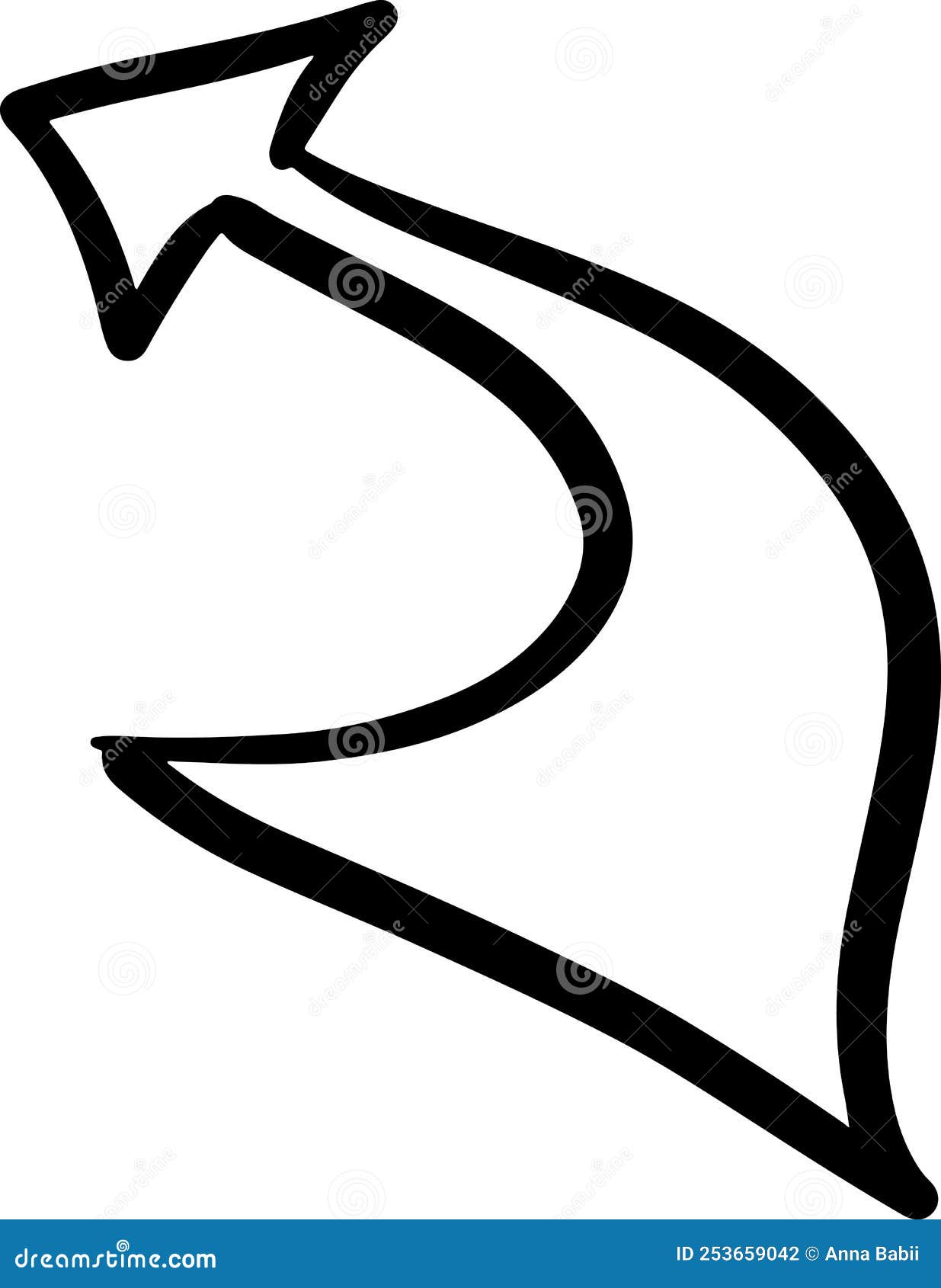 Ilustración De Vector Simple De Flecha Ilustración del Vector ...