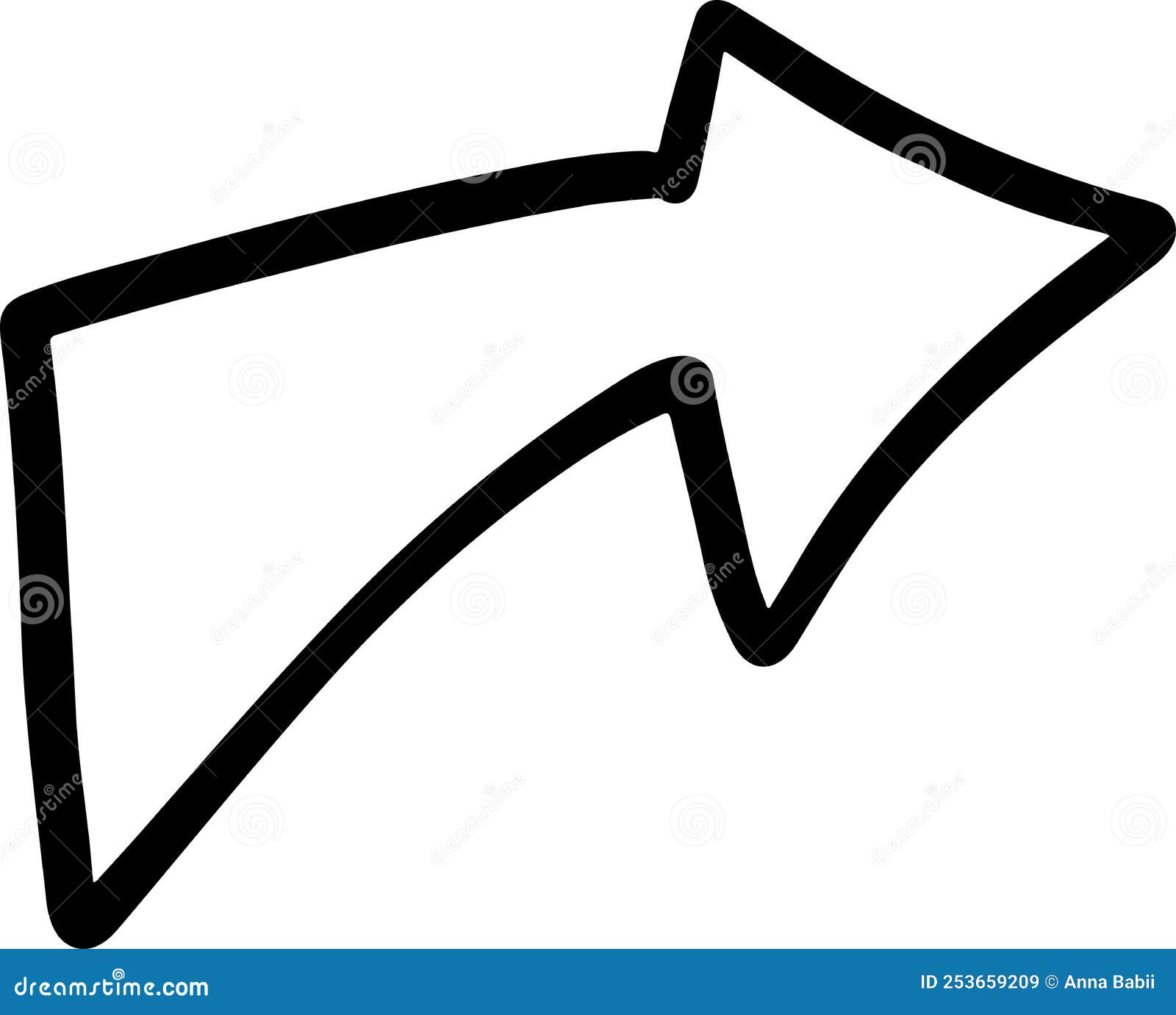 Ilustración De Vector Simple De Flecha Stock de ilustración ...