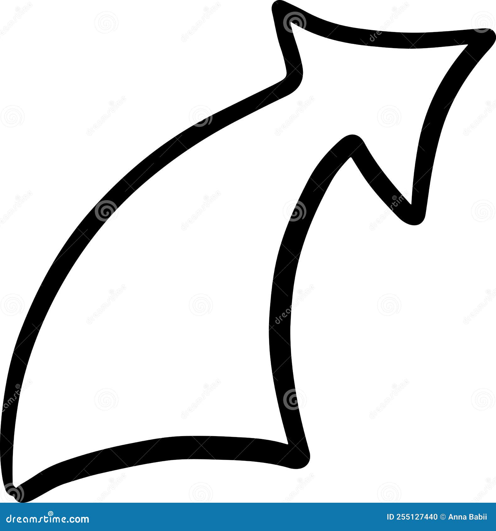 Ilustración De Vector Simple De Flecha Stock de ilustración ...