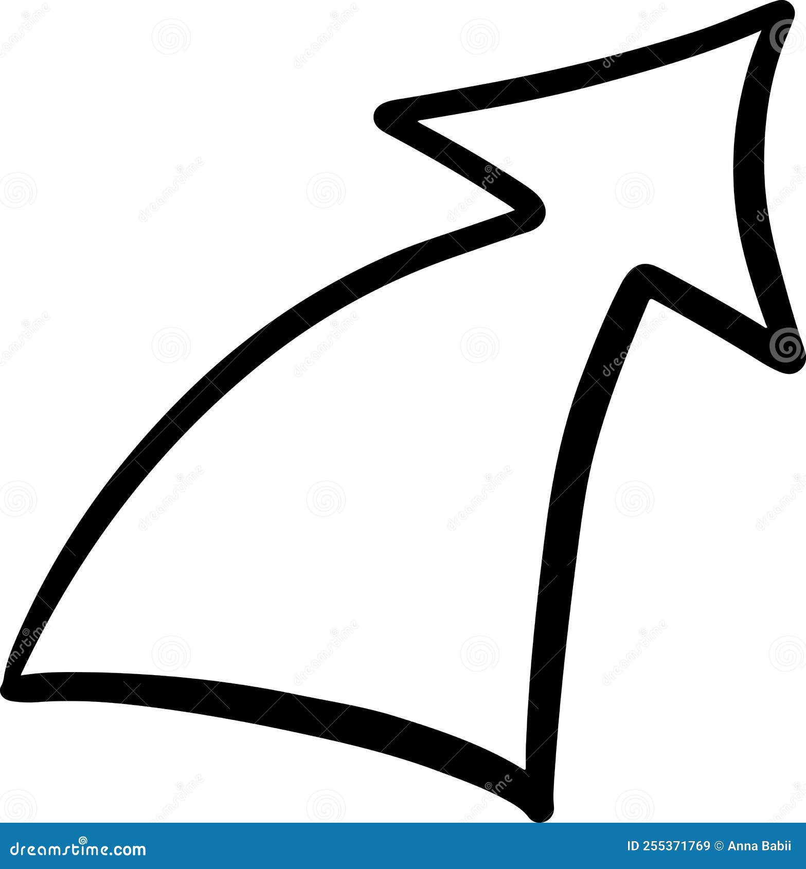 Ilustración De Vector Simple De Flecha Ilustración del Vector ...