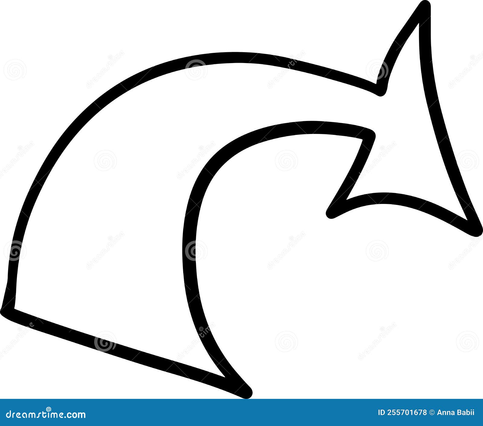 Ilustración De Vector Simple De Flecha Ilustración del Vector ...