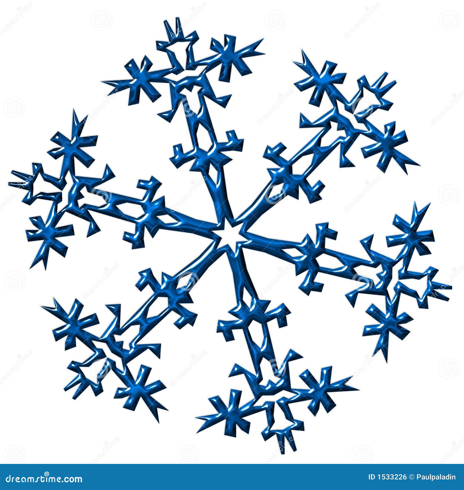 Ilustración Del Copo De Nieve Stock de ilustración - Ilustración de ...