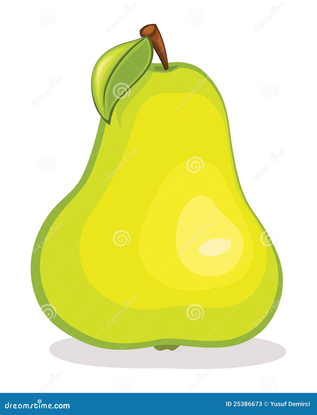 Ilustración Del Vector De La Pera Ilustración del Vector - Ilustración ...