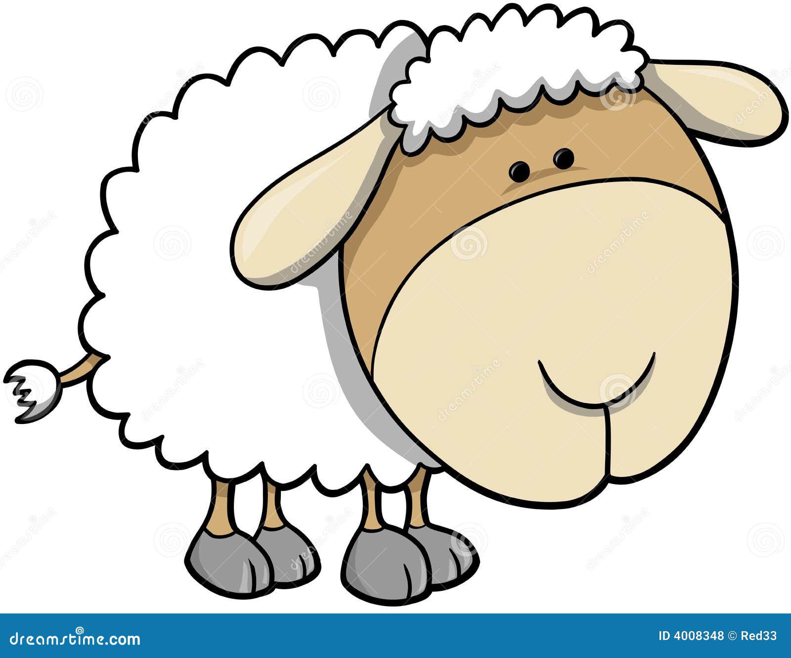 Ilustración Del Vector De Las Ovejas Ilustración del Vector ...