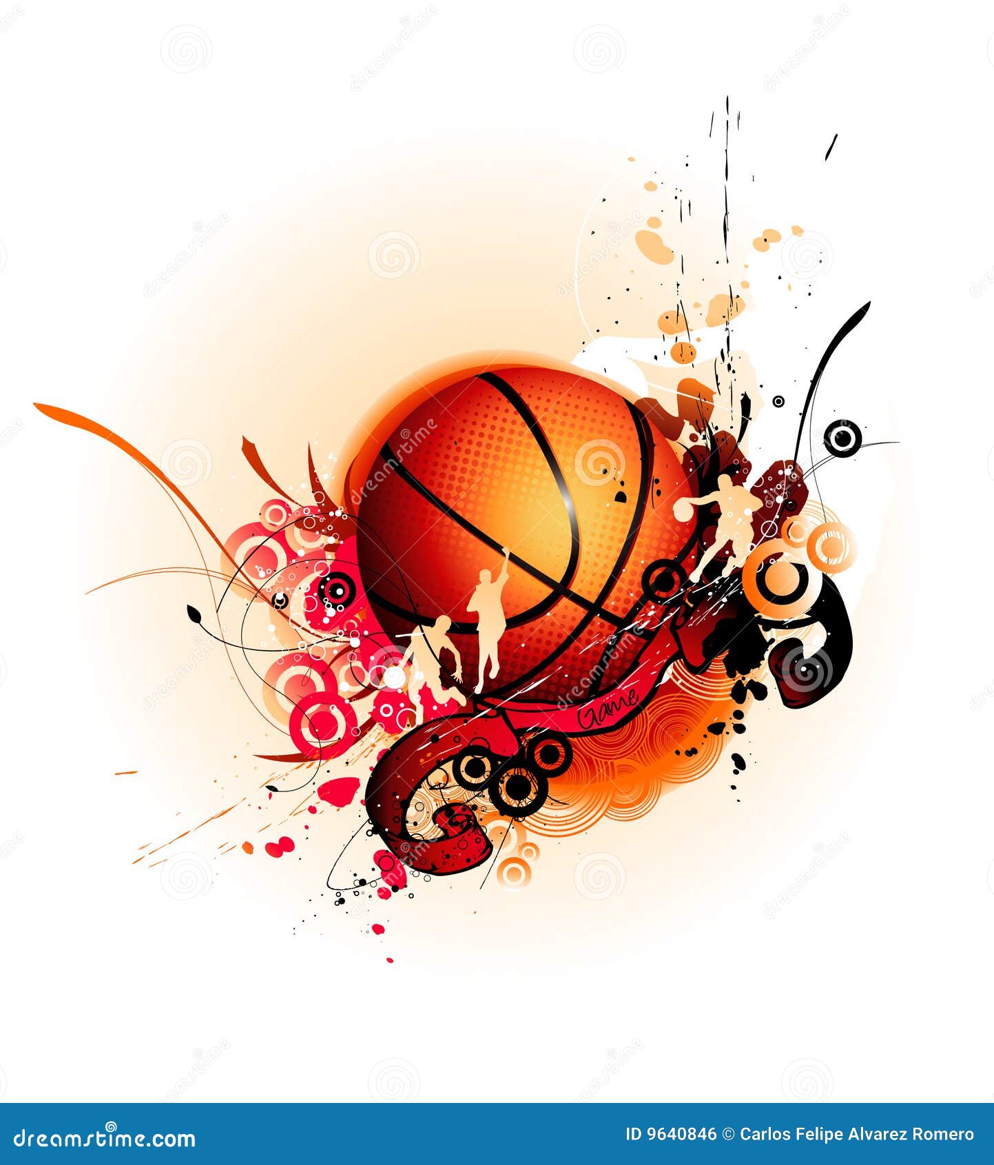 Ilustración Del Vector Del Baloncesto Ilustración del Vector ...