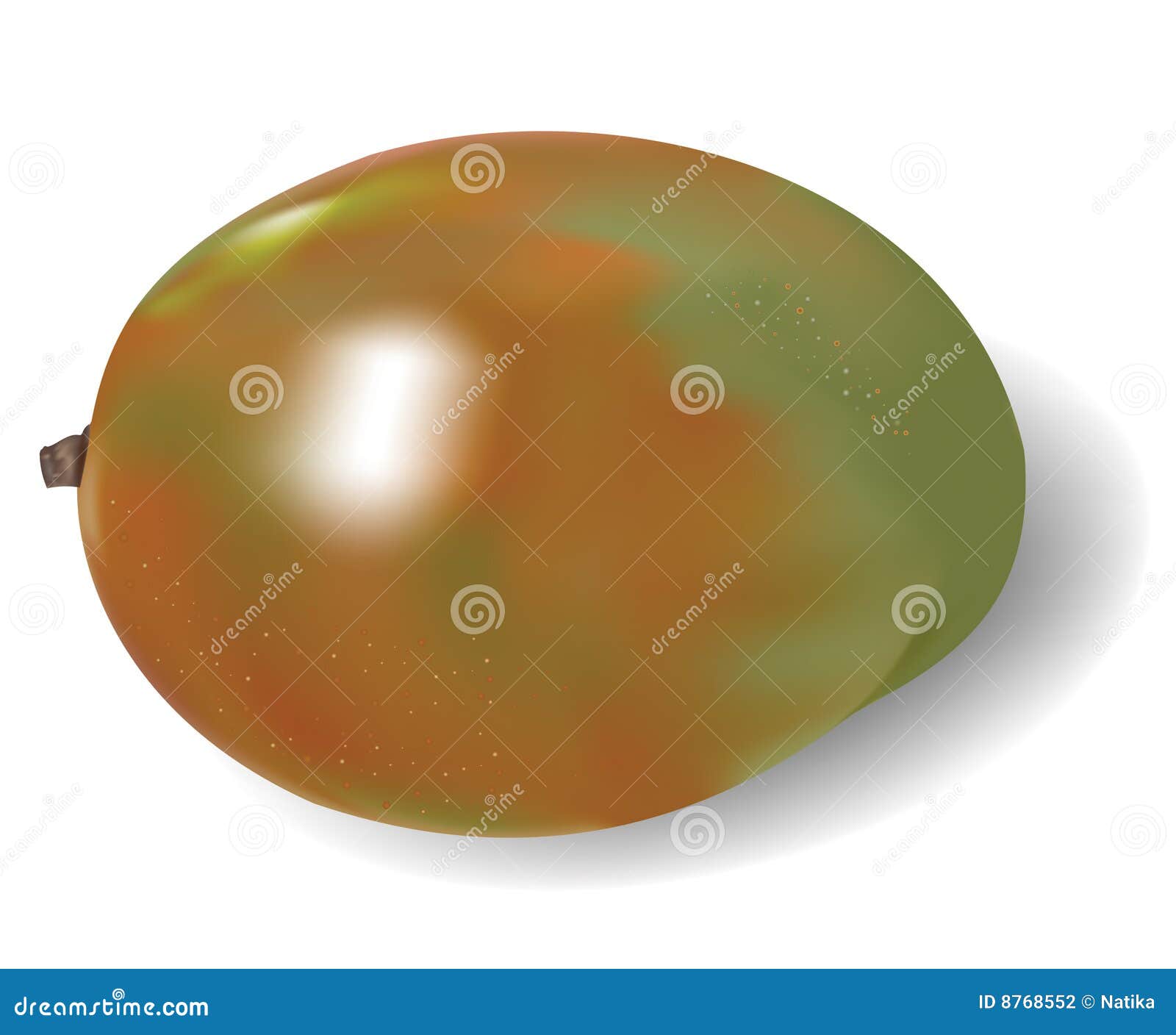 Ilustración Realista Del Mango Ilustración del Vector - Ilustración de ...