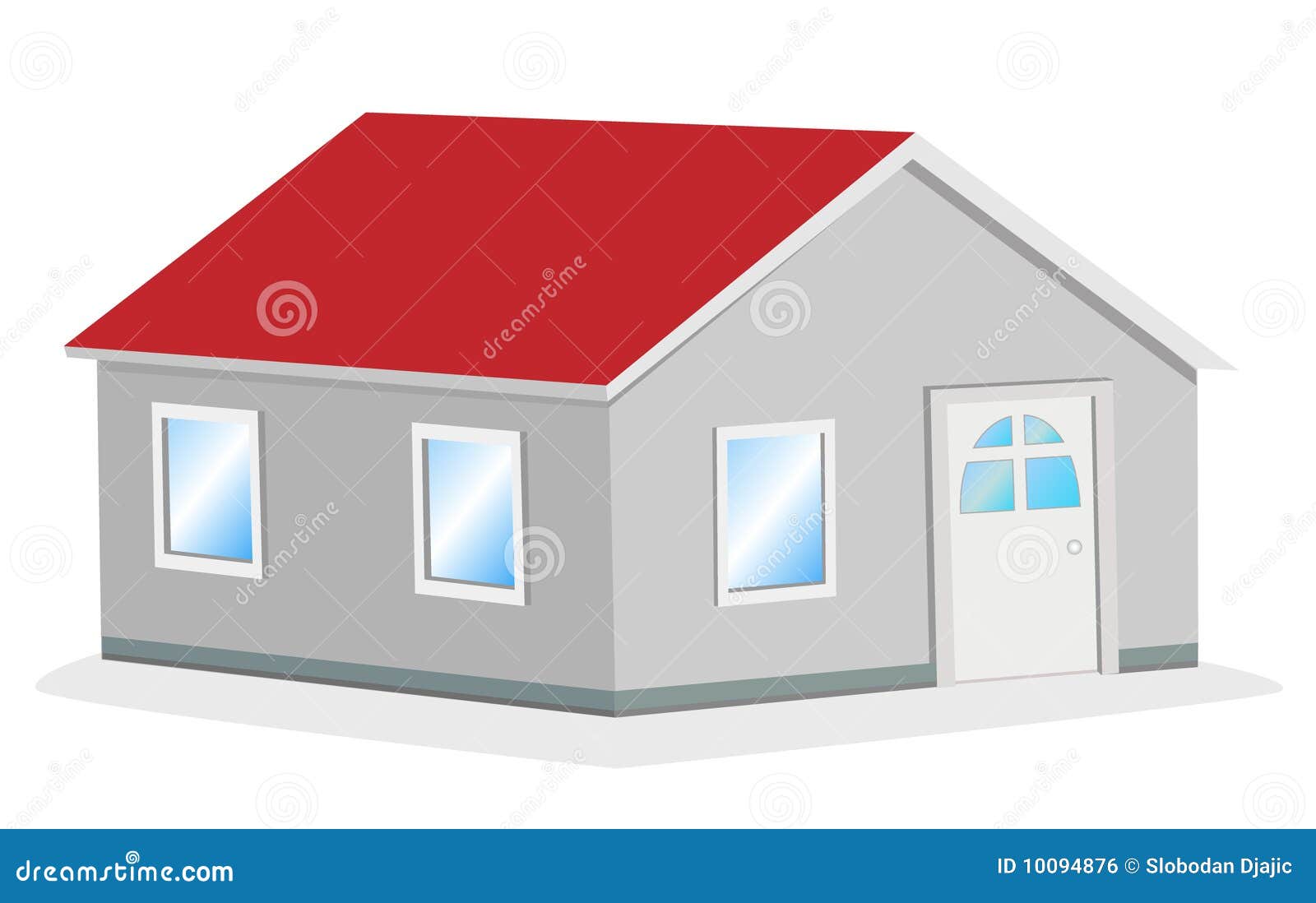 Ilustración Simple Del Vector De La Casa Ilustración del Vector ...