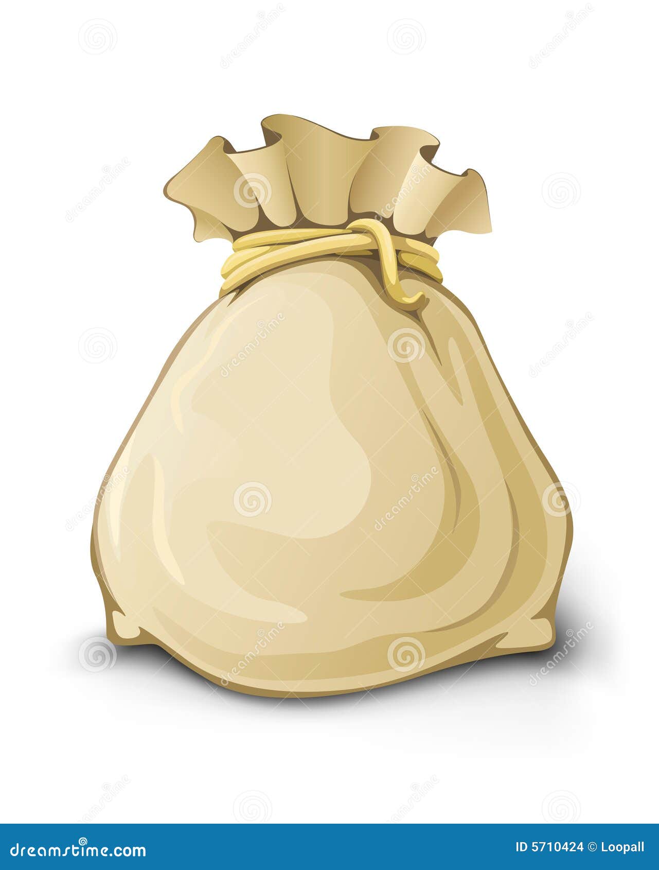 Ilustración Aislada Saco Lleno Del Vector Imagenes de archivo - Imagen ...